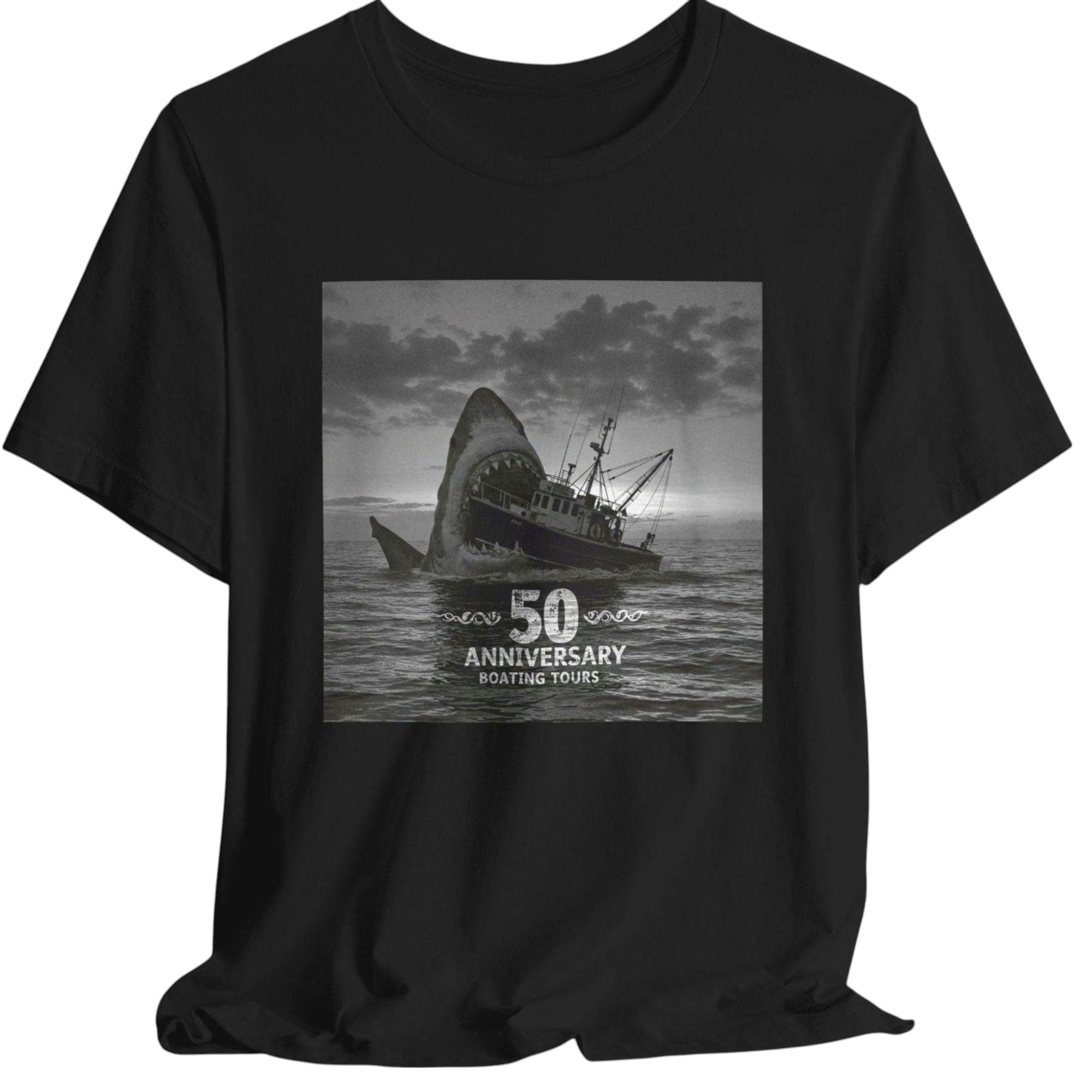 Shark Jaws 50Th Tee, Funny Play On Words 50Th Anniversary Shirt, Unisex ...