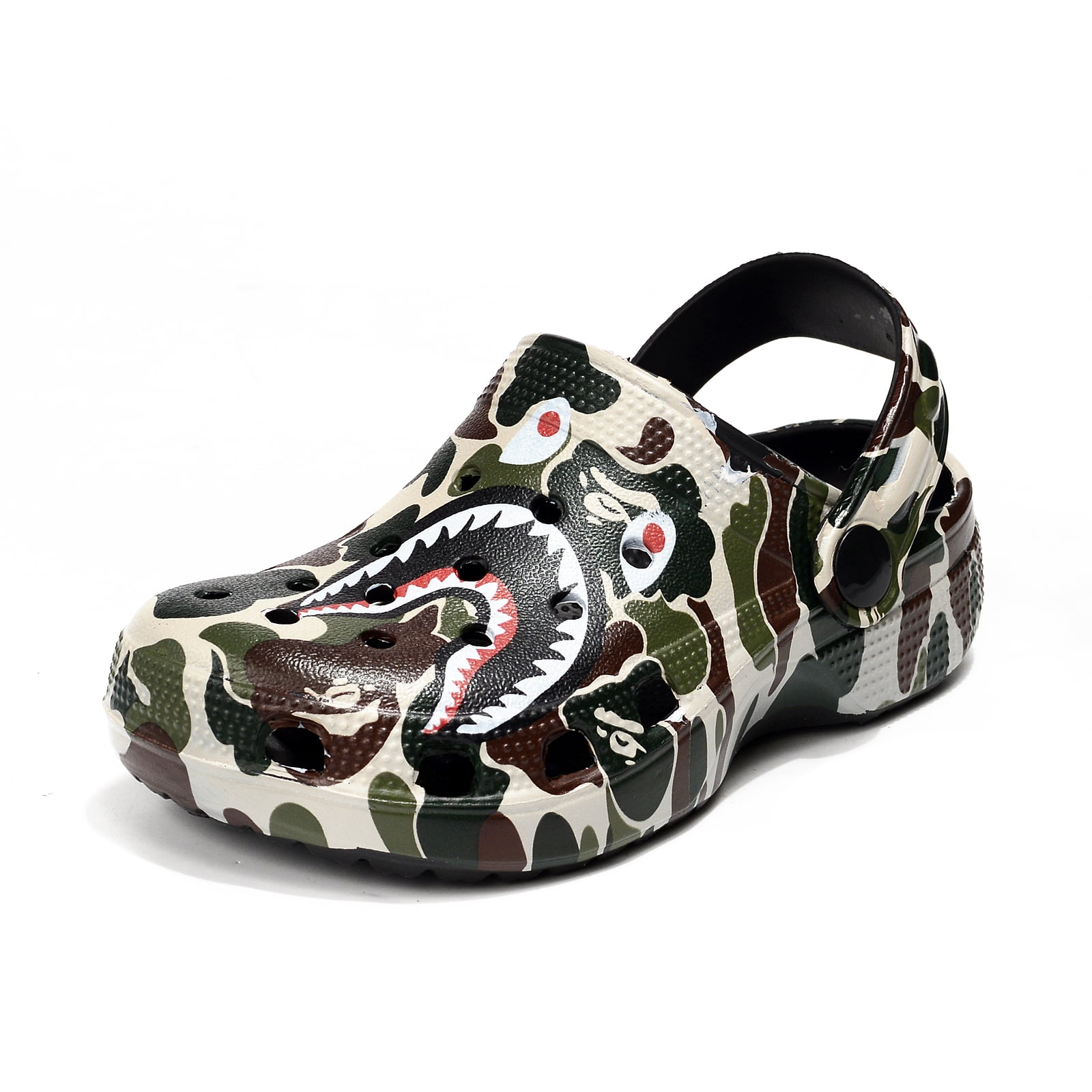 Shark Kids Clogs Boys Girls Slides Slippers Cartoon Garden Shoes Non ...
