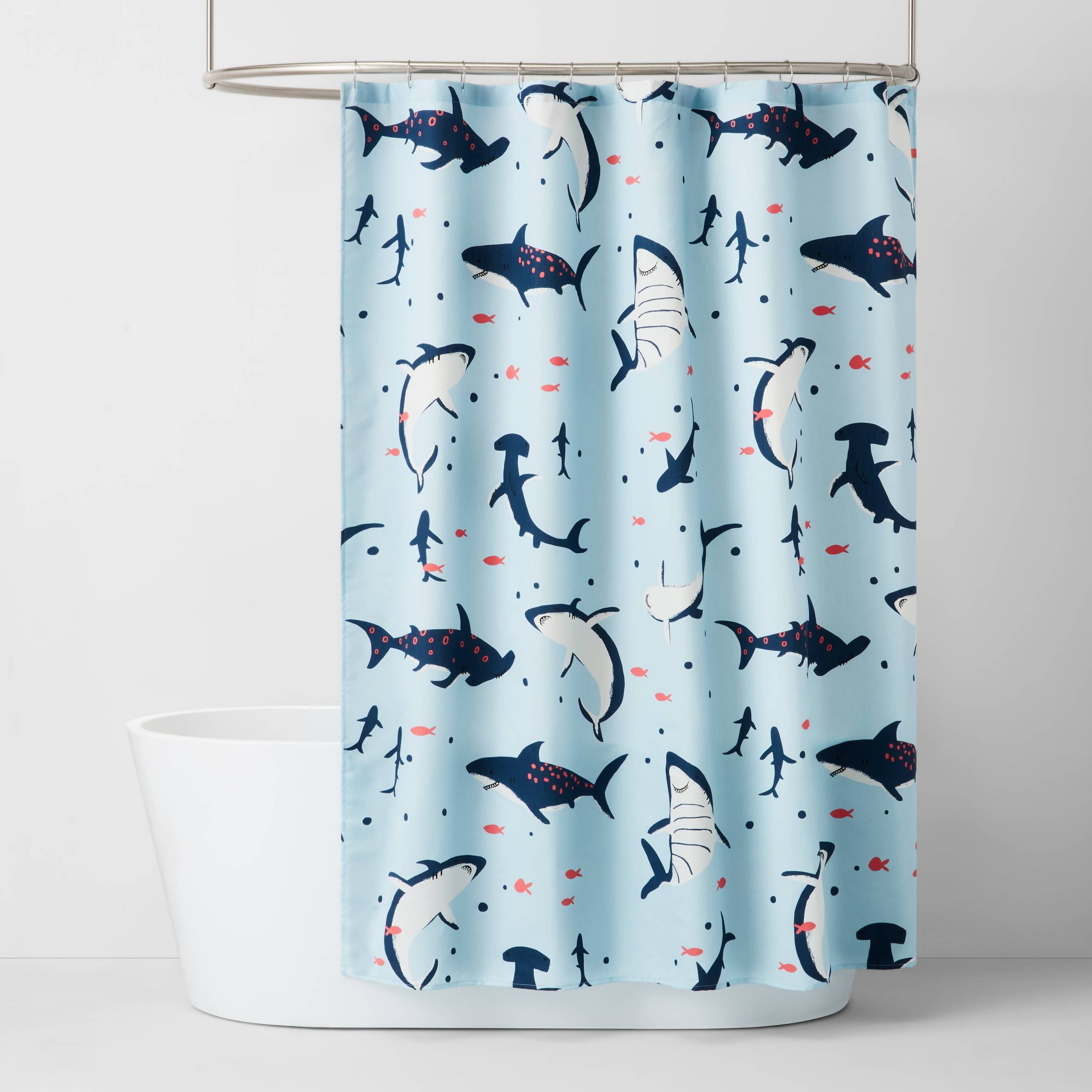 Shark Kids' Shower Curtain - Walmart.com