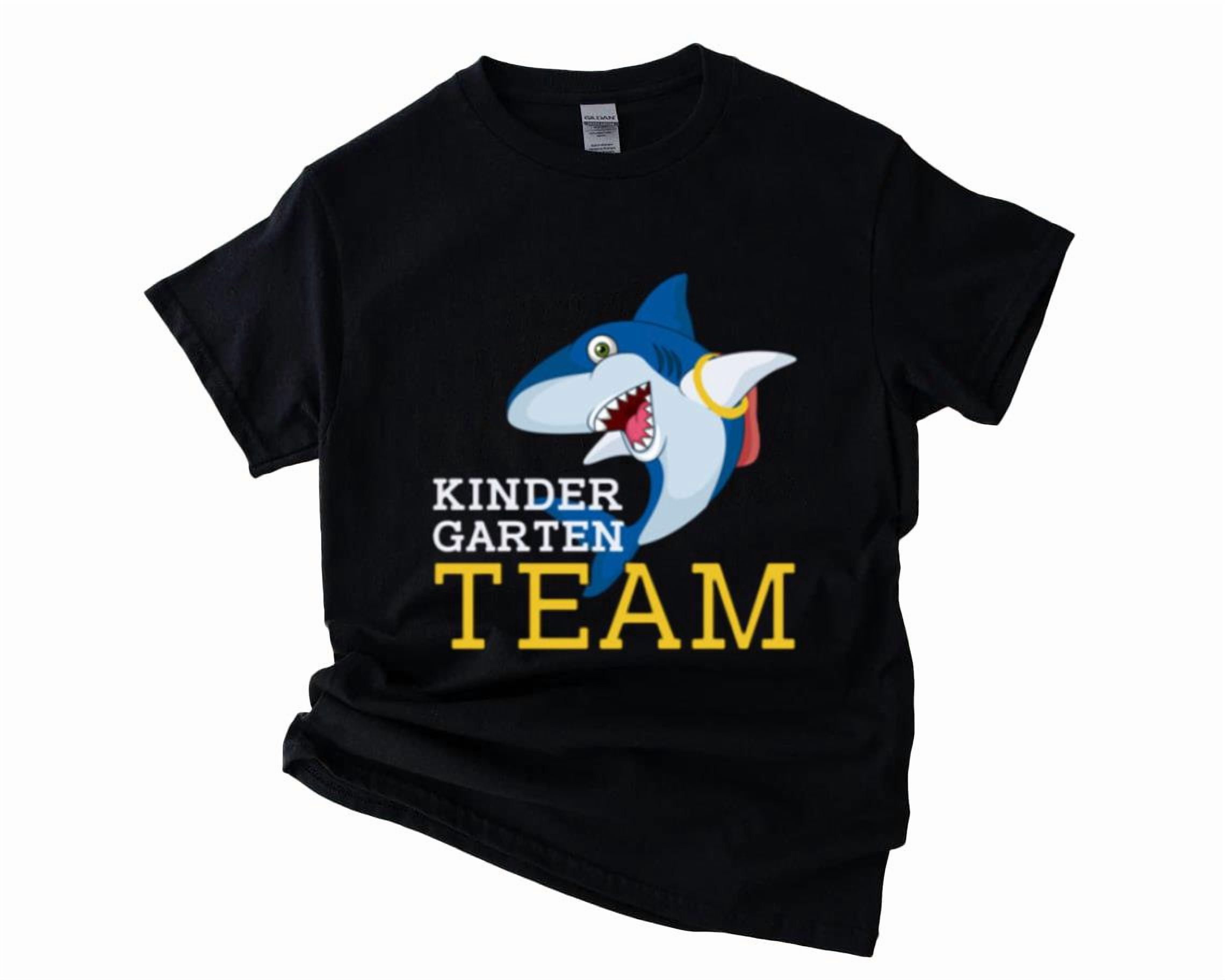 Shark Kindergarten Team Jawsome Back To School Teacher Unisex T-Shirt ...