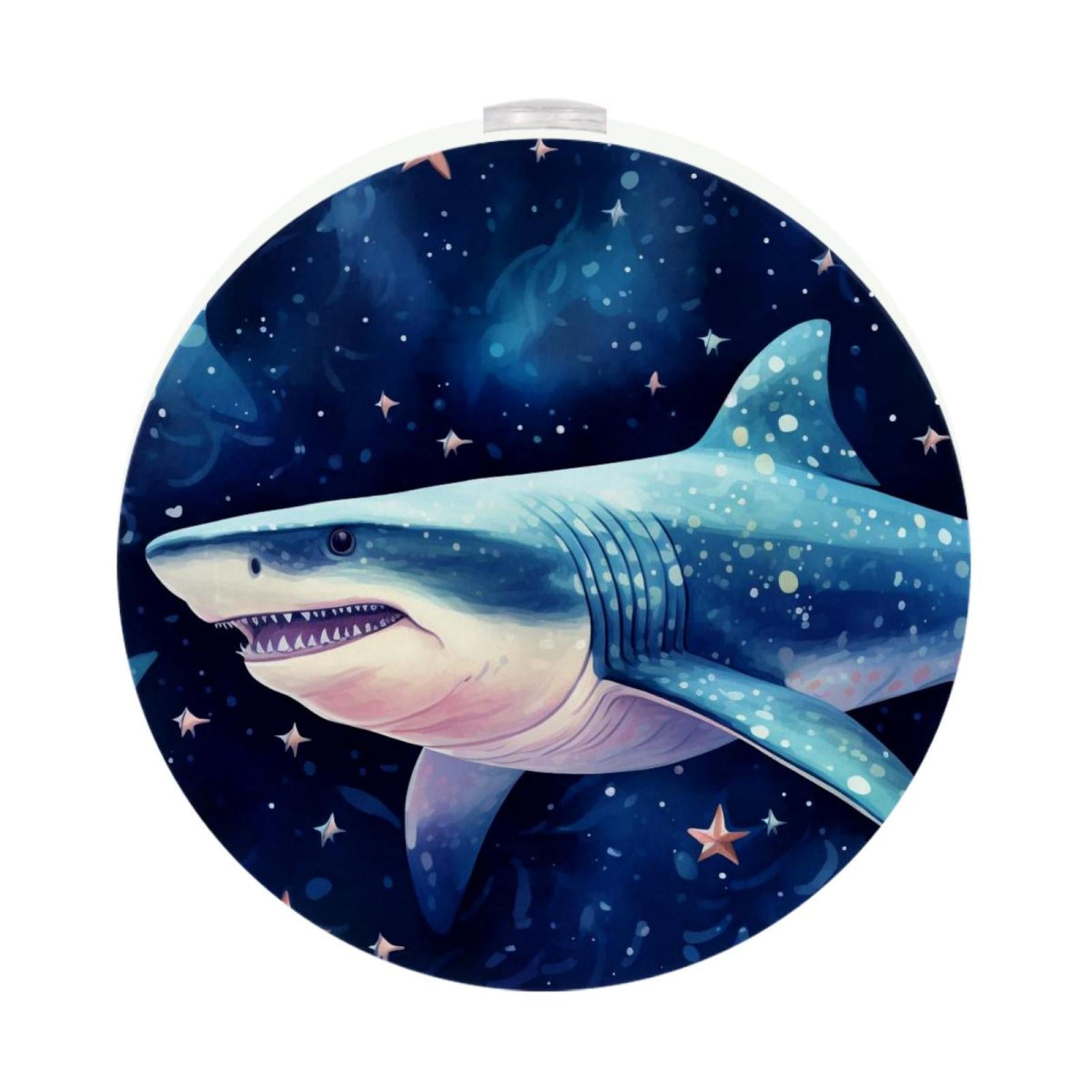 Shark LED Round Night Light-2PCS | Convenient Plug-in Nightlights for ...