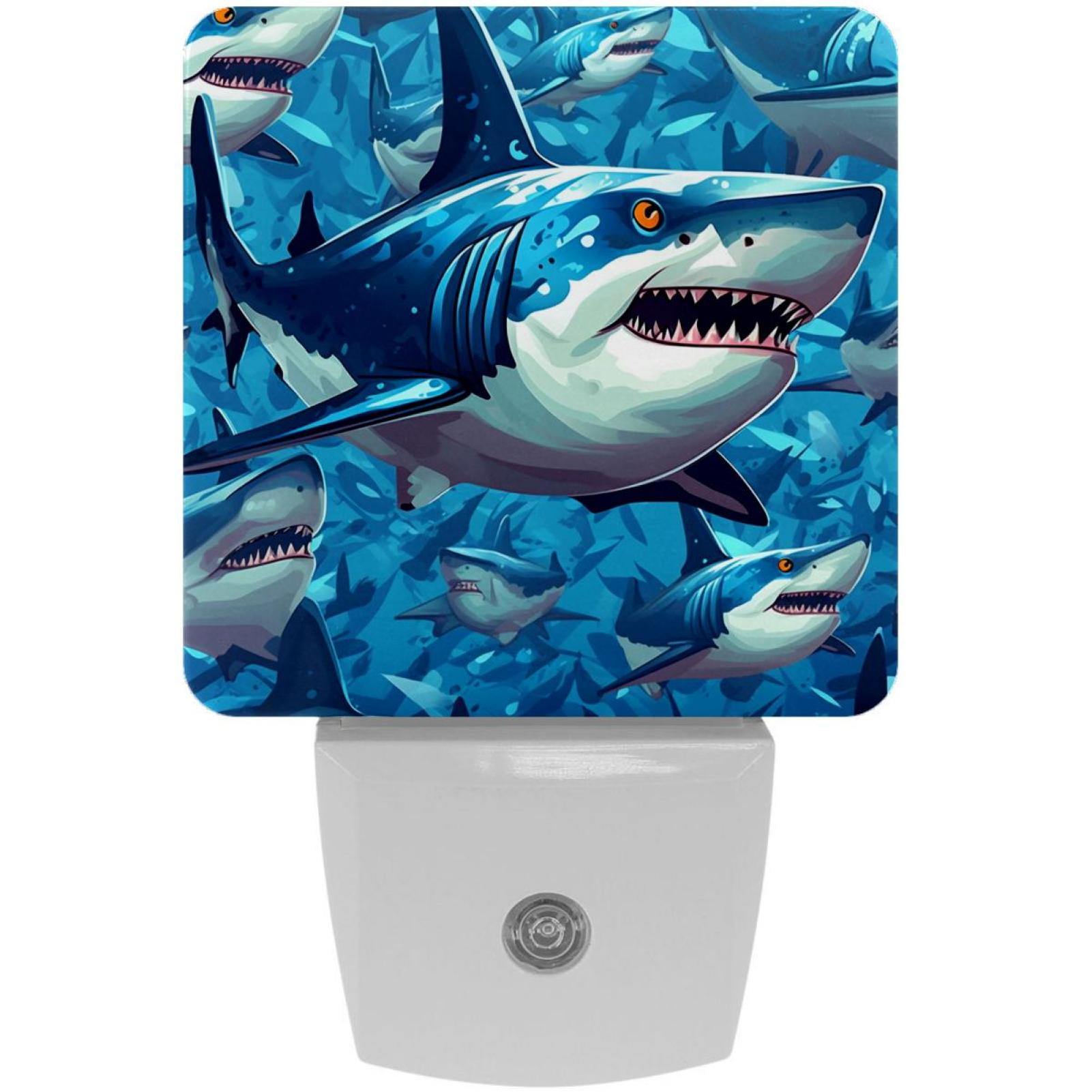 Shark LED Square Night Lights - Compact and Multifunctional ...