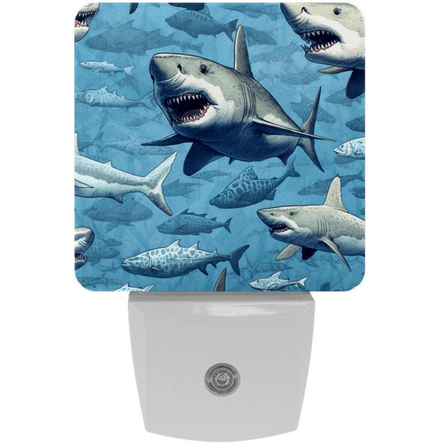 Shark LED Square Night Lights - Compact and Multifunctional ...