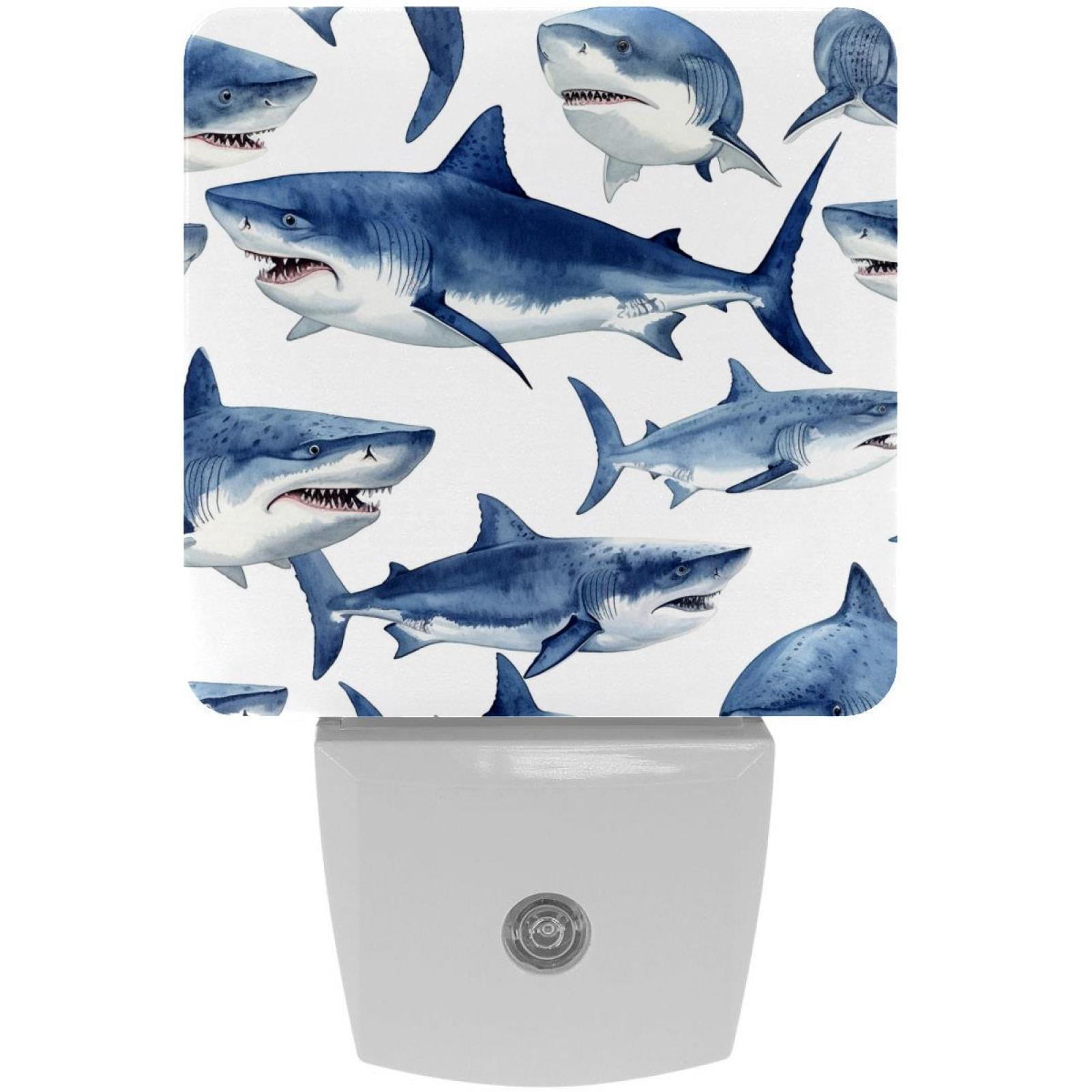 Shark LED Square Night Lights - Energy Efficient and Stylish Decor for ...