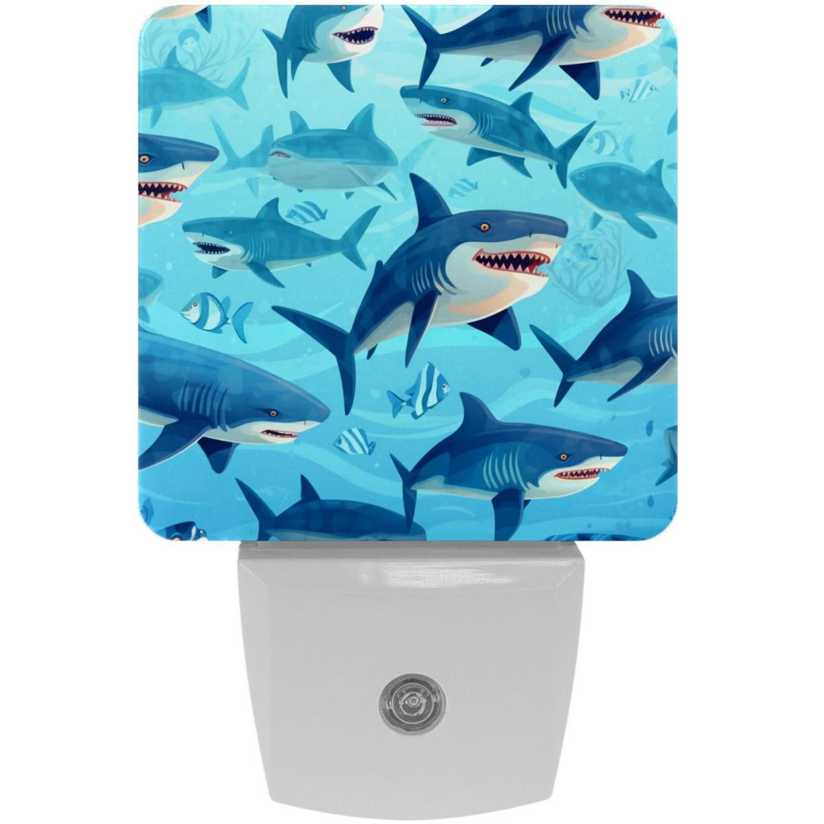 Shark LED Square Night Lights - Energy Efficient and Stylish Decor for ...