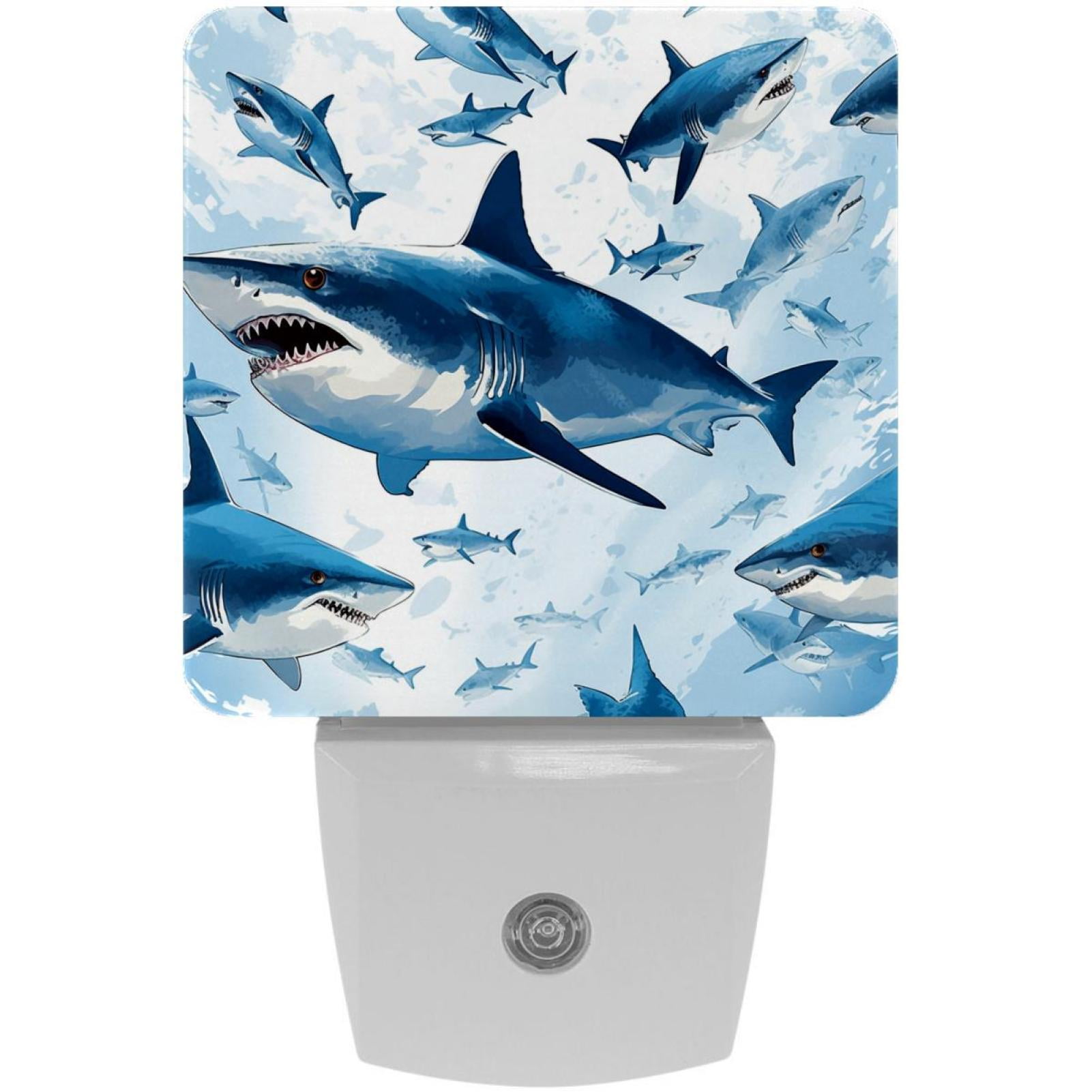 Shark LED Square Night Lights: Energy-Efficient and Stylish ...