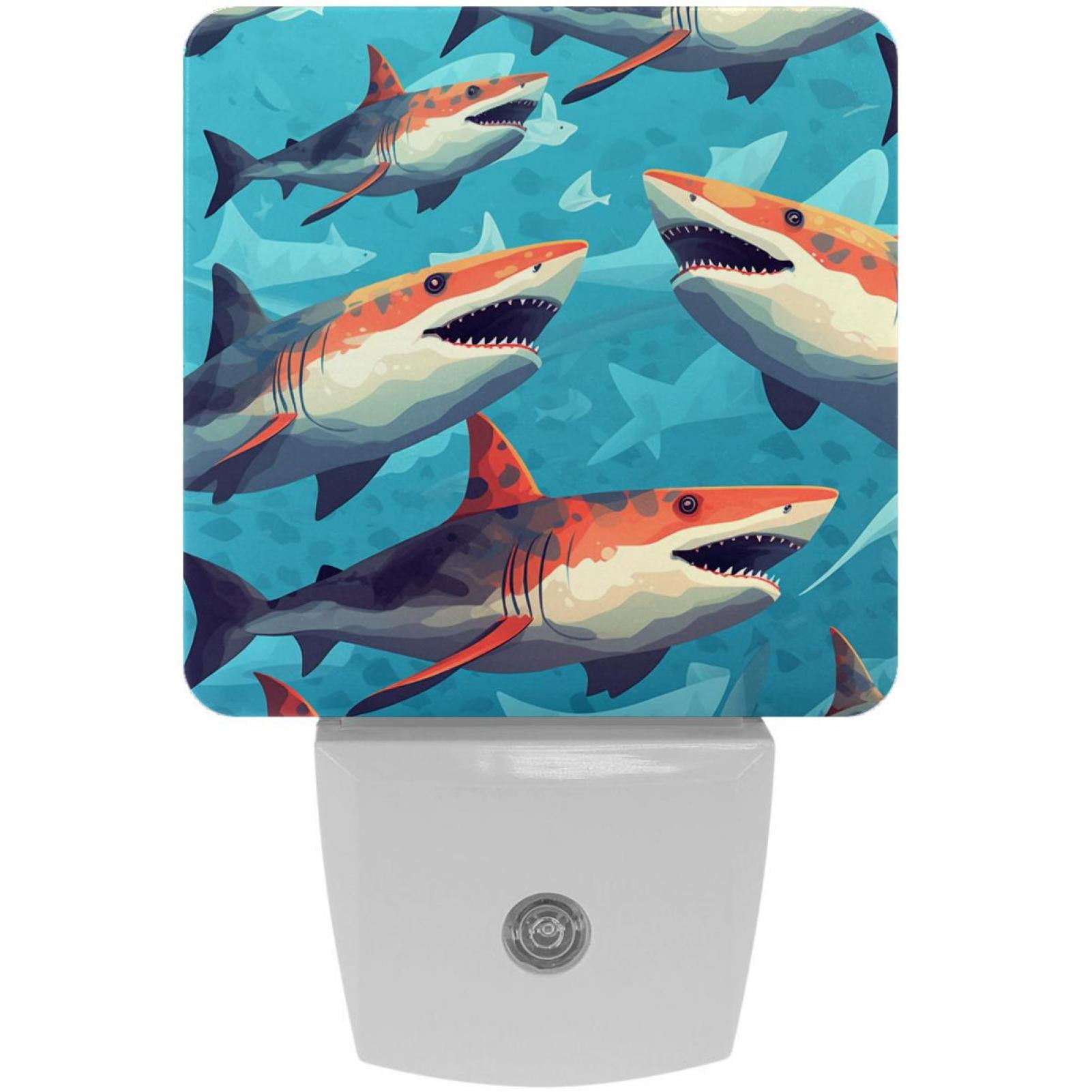 Shark LED Square Night Lights: Innovative Illumination for a Relaxing ...