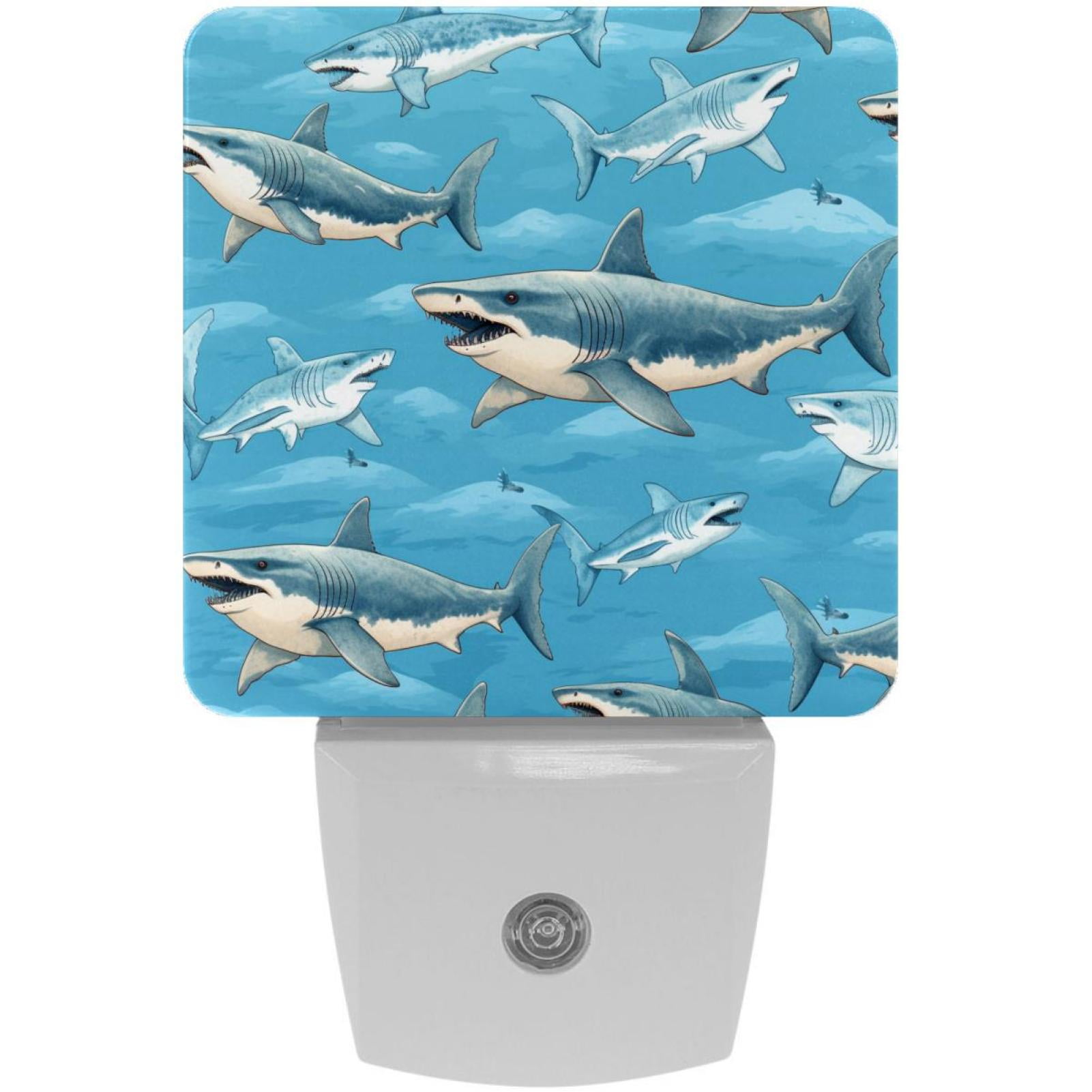 Shark LED Square Night Lights - Stylish and Energy-Efficient Lighting ...