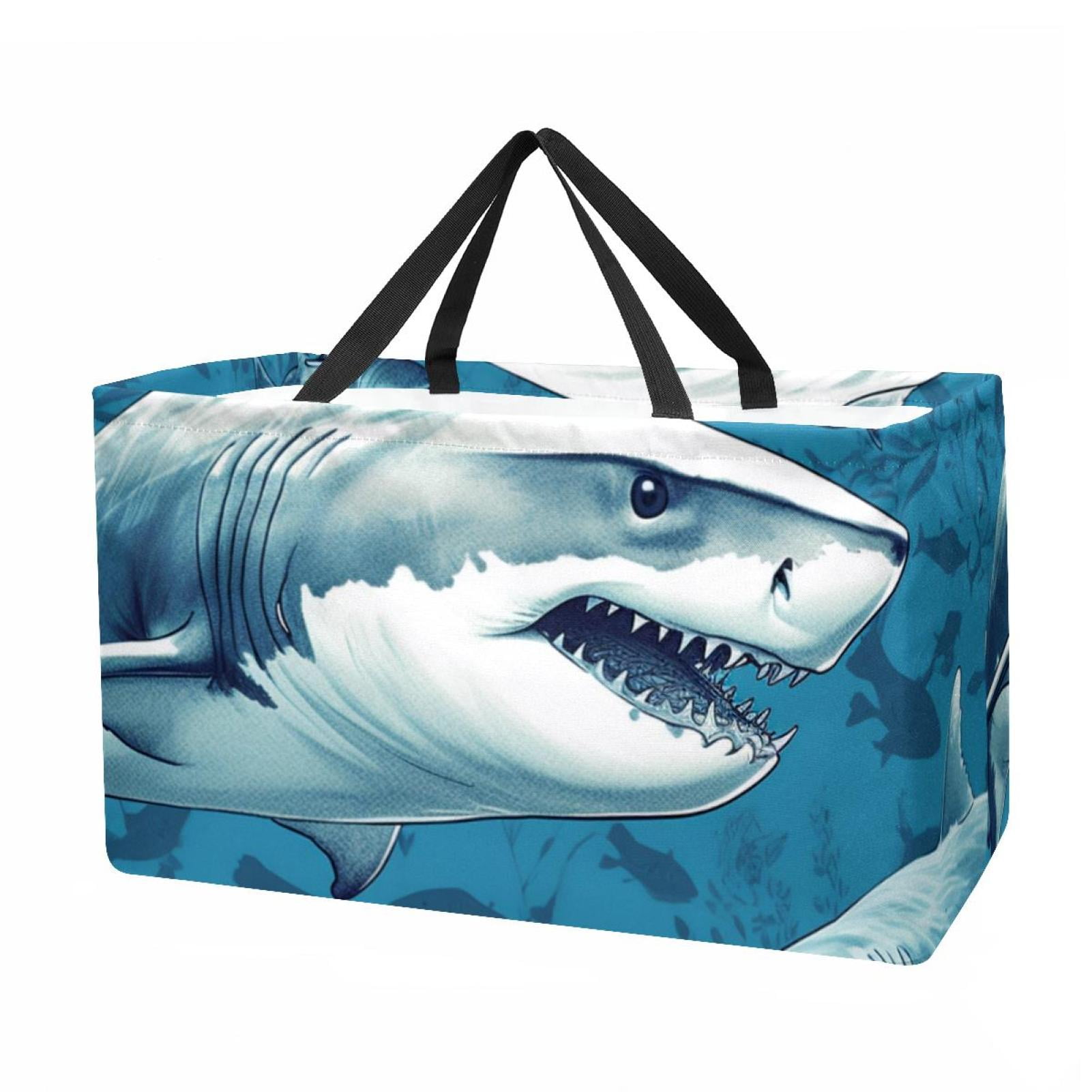 Shark Large Capacity Collapsible Cube Organizer Tote Bag Storage Box ...