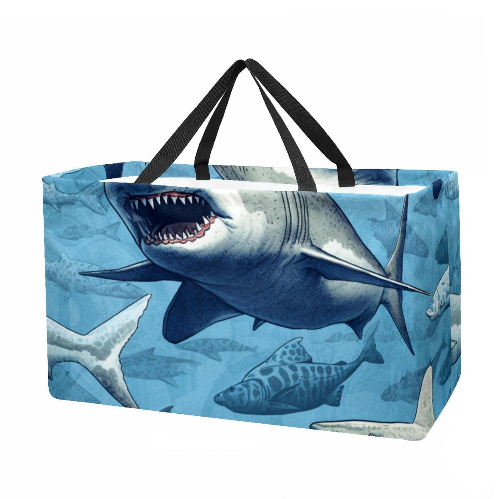 Shark Large Capacity Reusable Foldable Oxford Cloth Laundry Organizer ...