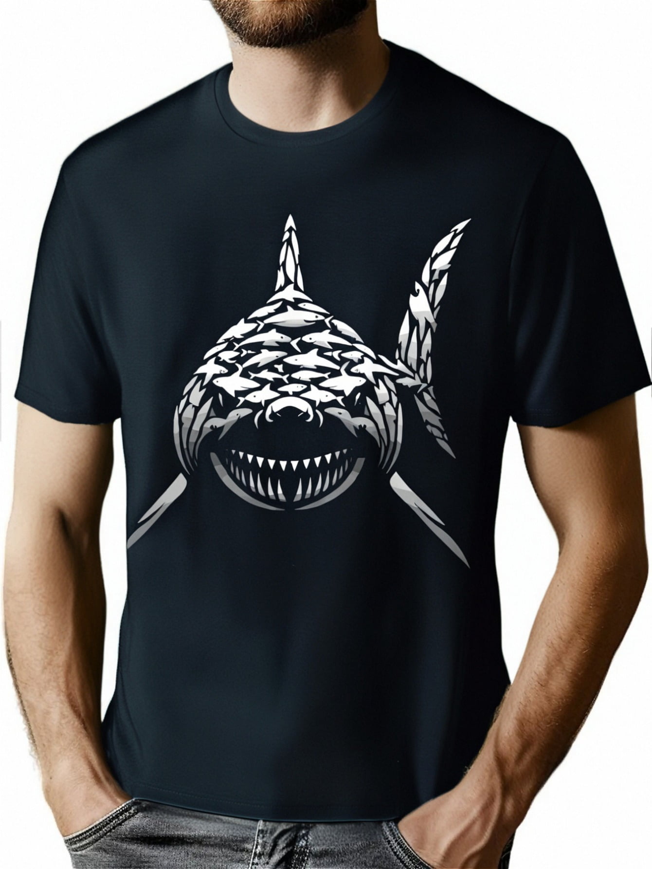 Shark Lover Men's T-shirt - Marine Life Animal Science - T-shirtFather ...