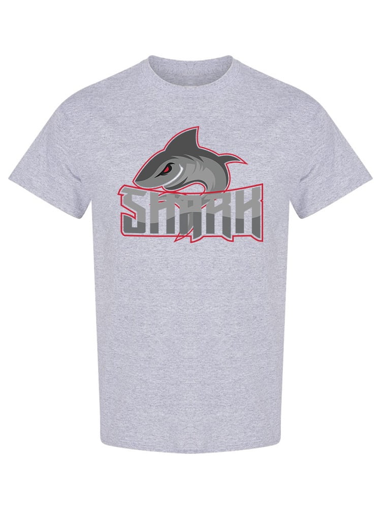 Shark Mascot For Sport Team T-Shirt Men -Image by Shutterstock, Male ...