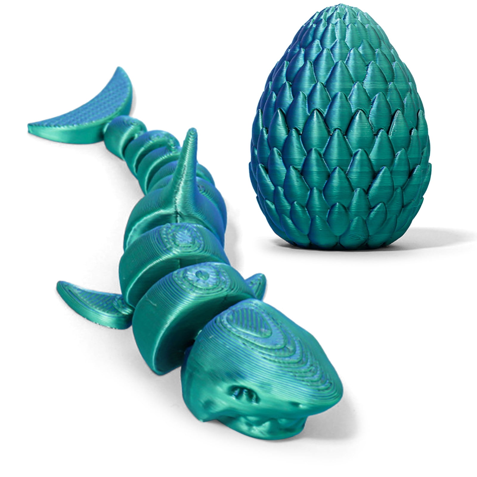 Shark Model with Movable Jaw and Egg for Educational Display, 3D ...