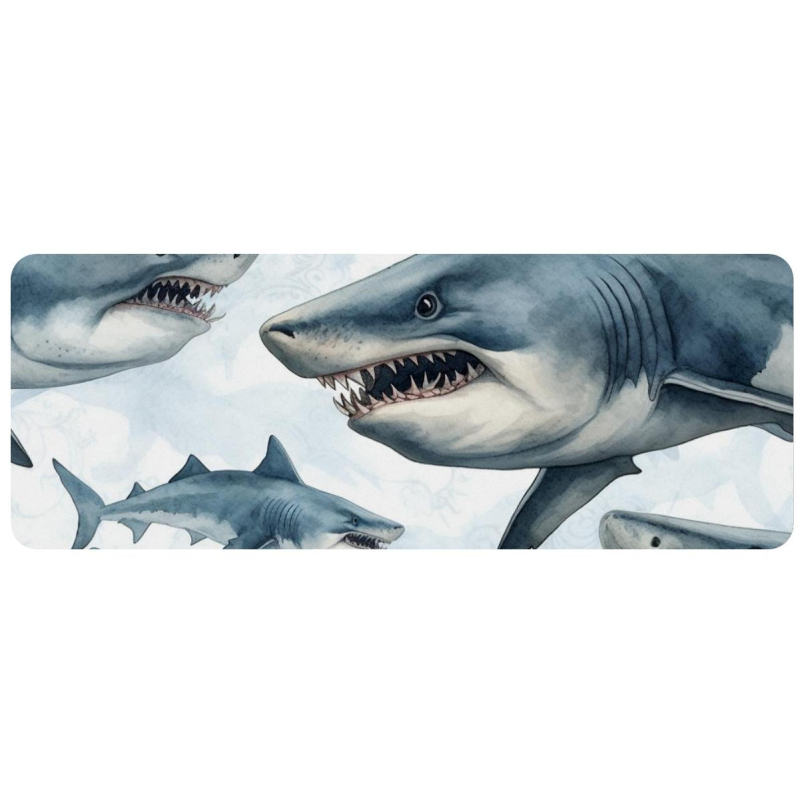 Shark Mouse Pad, Personality Design Rubber Base for Office Decor for ...