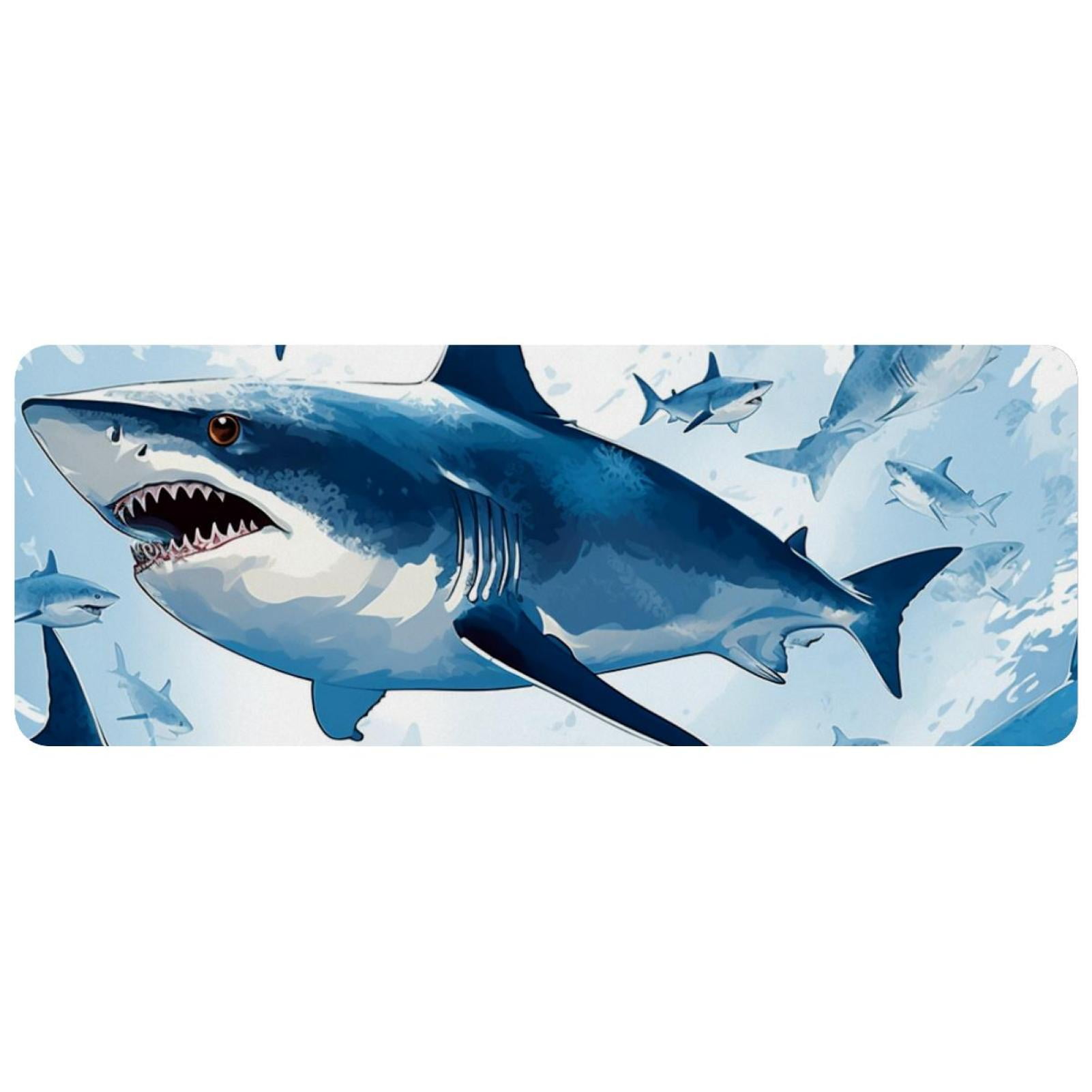 Shark Mouse Pad, Rubber Base Computer Mouse Pads for Wireless Mouse ...