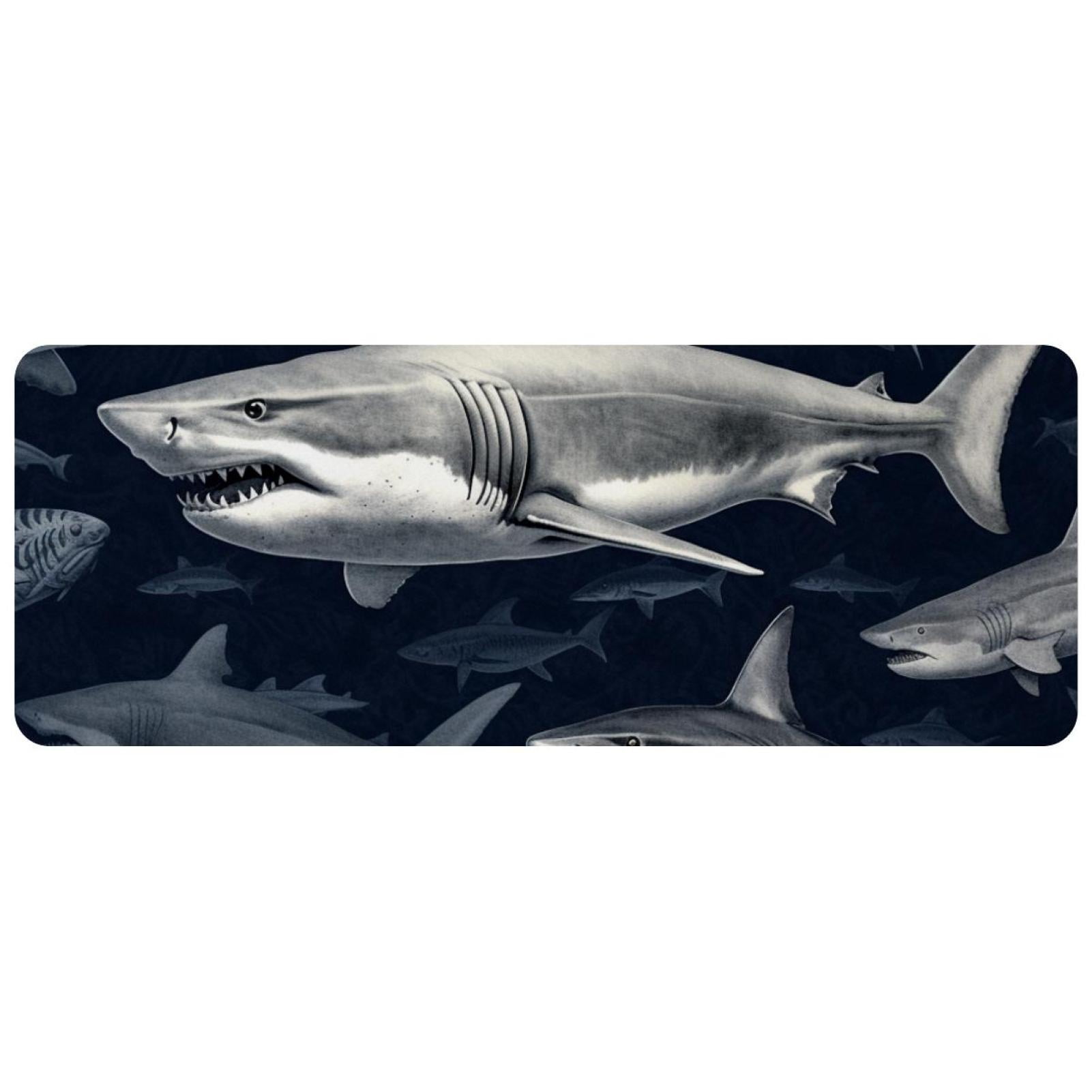 Shark Mouse Pad for Wireless Mouse Home Office Desk Laptop with Rubber ...
