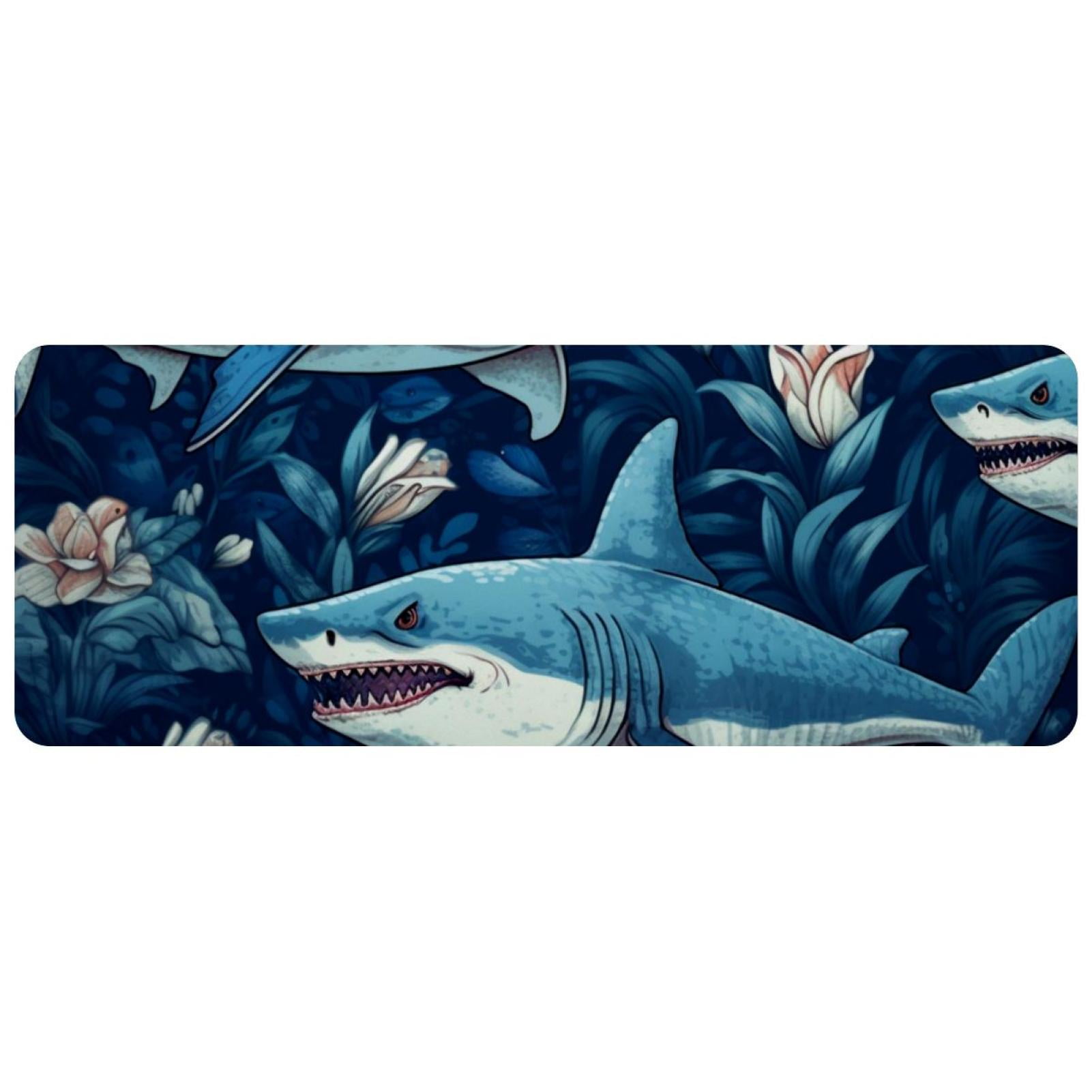 Shark Mouse Pad for Wireless Mouse Home Office Desk Laptop with Rubber ...