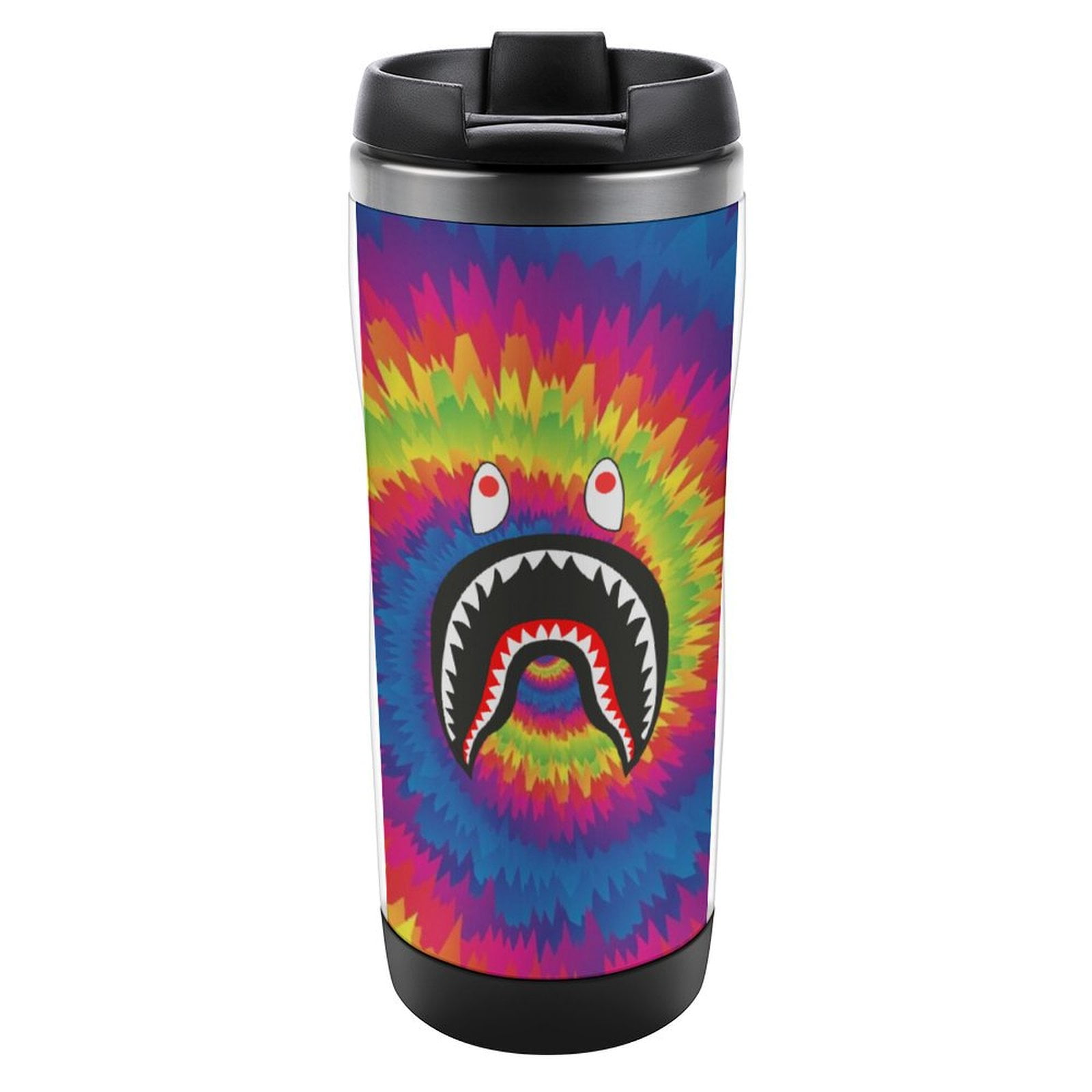 Shark Mouth Spra-ygro-und 14 Fl Oz Stainless Steel Vacuum Insulated ...