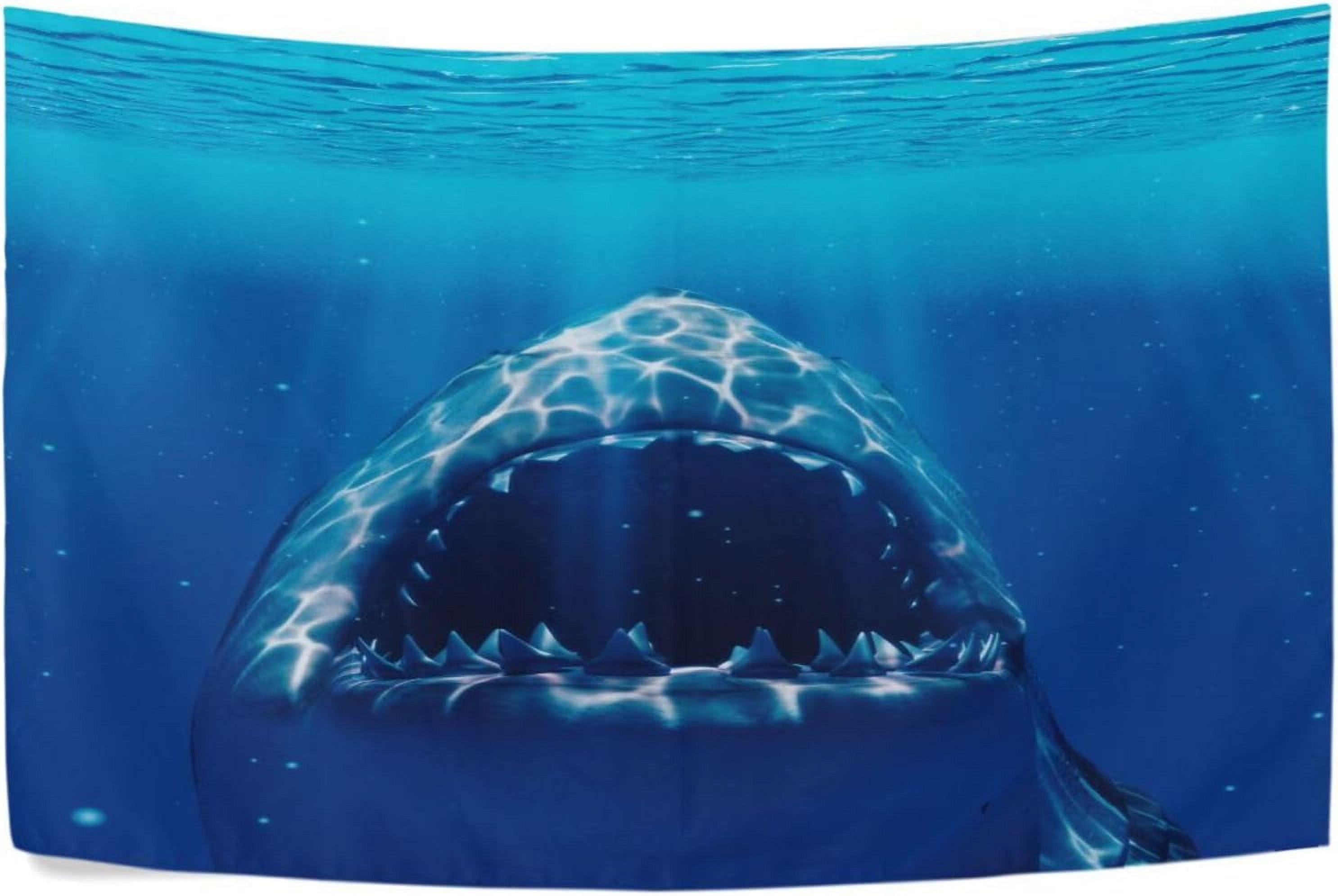 Shark Mouth Tapestry Wall Hanging Tapestries Happy Colorful Hippie ...