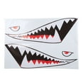 Shark Mouth Teeth Decal Lightweight Car Exterior Side Door Sticker for ...
