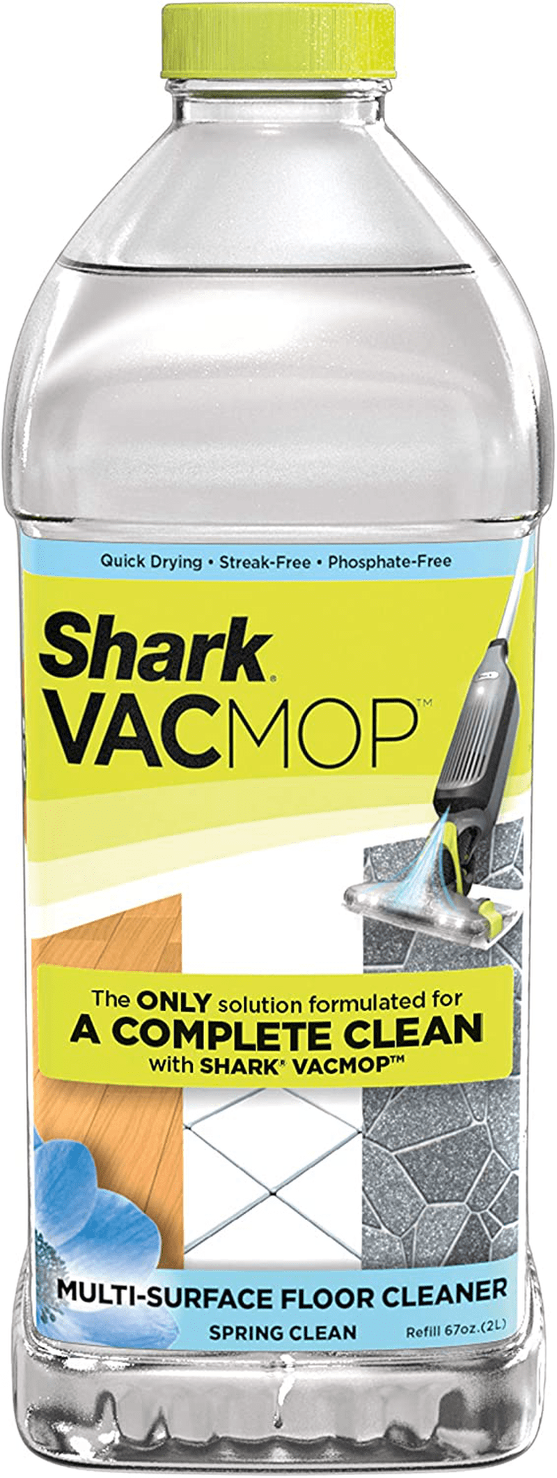 Shark Multi-Surface Cleaner, Spring Clean Scent, 2 Liters, for Sealed ...