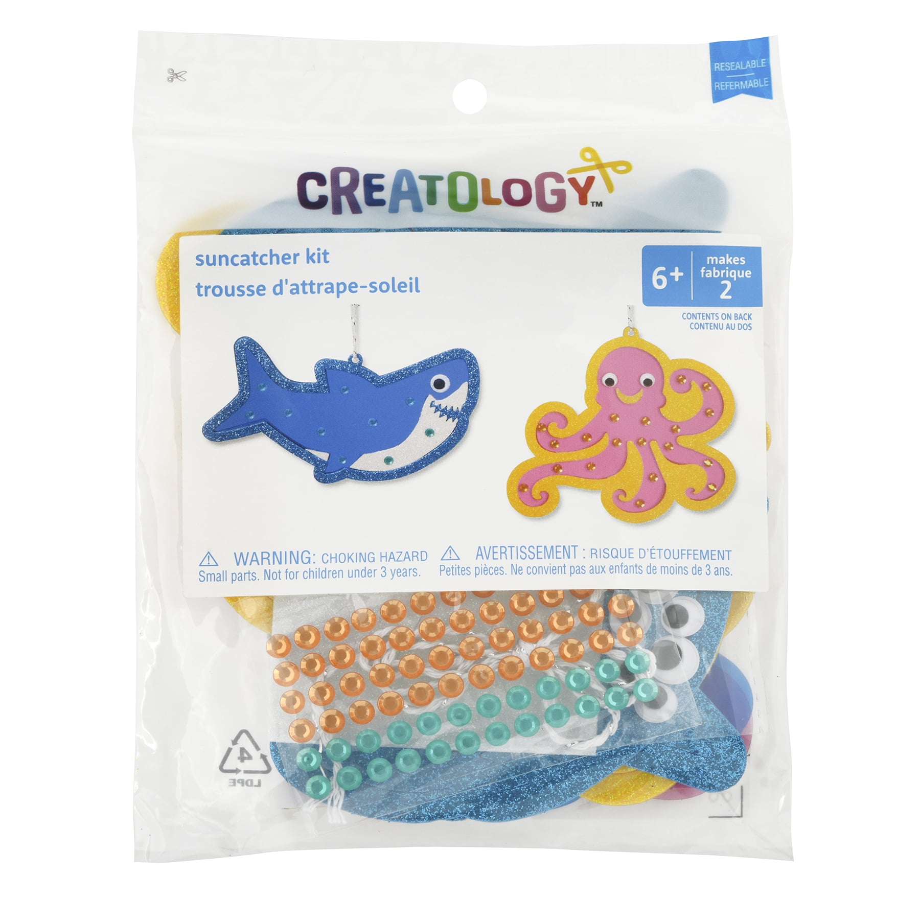 Shark & Octopus Suncatcher Kit by Creatology™ - Walmart.com