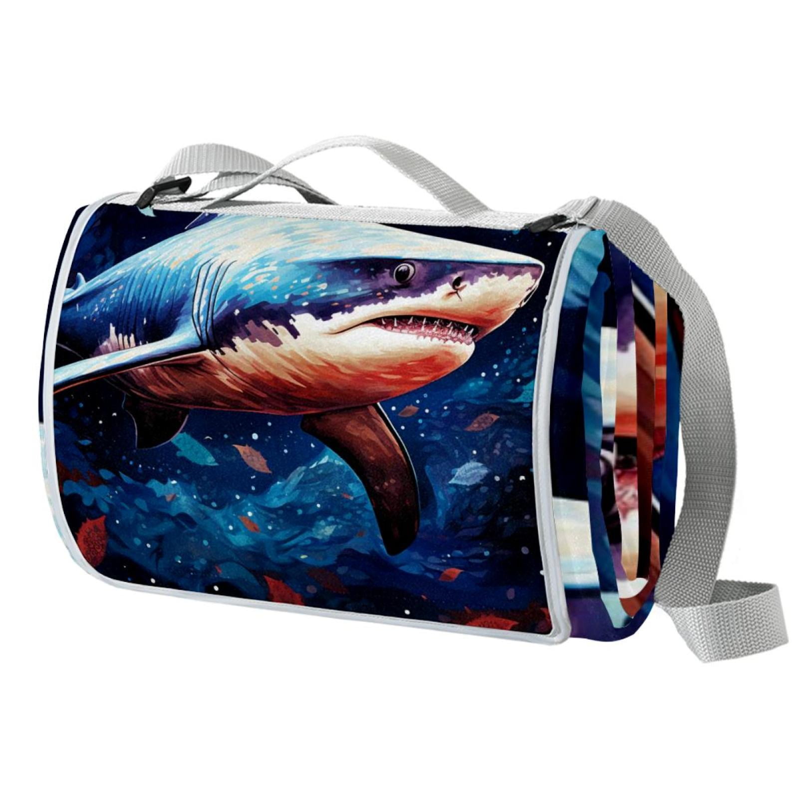 Shark Outdoor Picnic Mat for Family - Waterproof & Sandproof - Extra ...