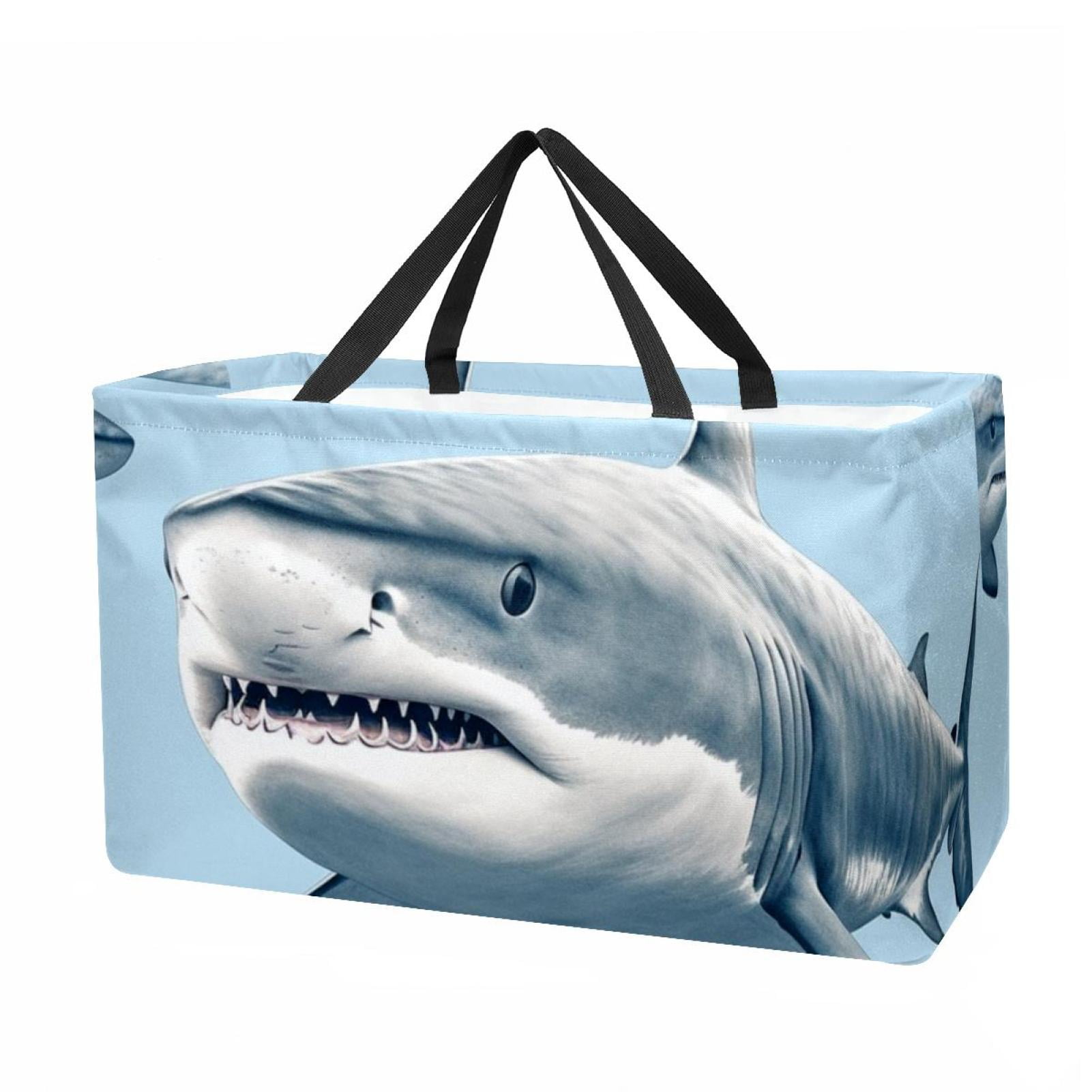 Shark Oxford Cloth Reusable Foldable Decorative Box – Large Capacity ...