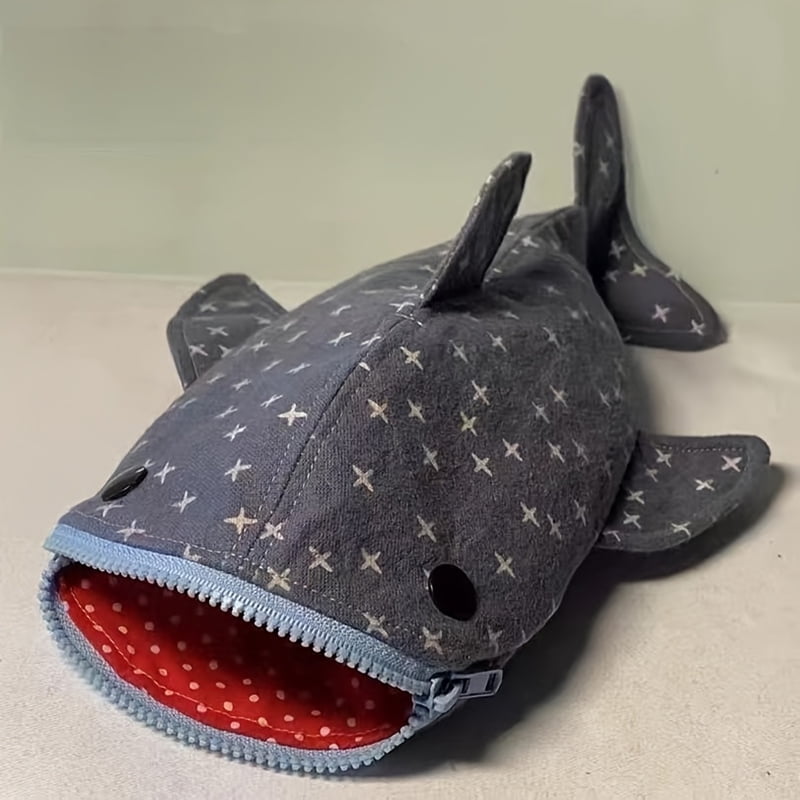 Shark Pencil Case,Shark Mouth Zipper Pencil Pouch Cute Shark Pencil ...