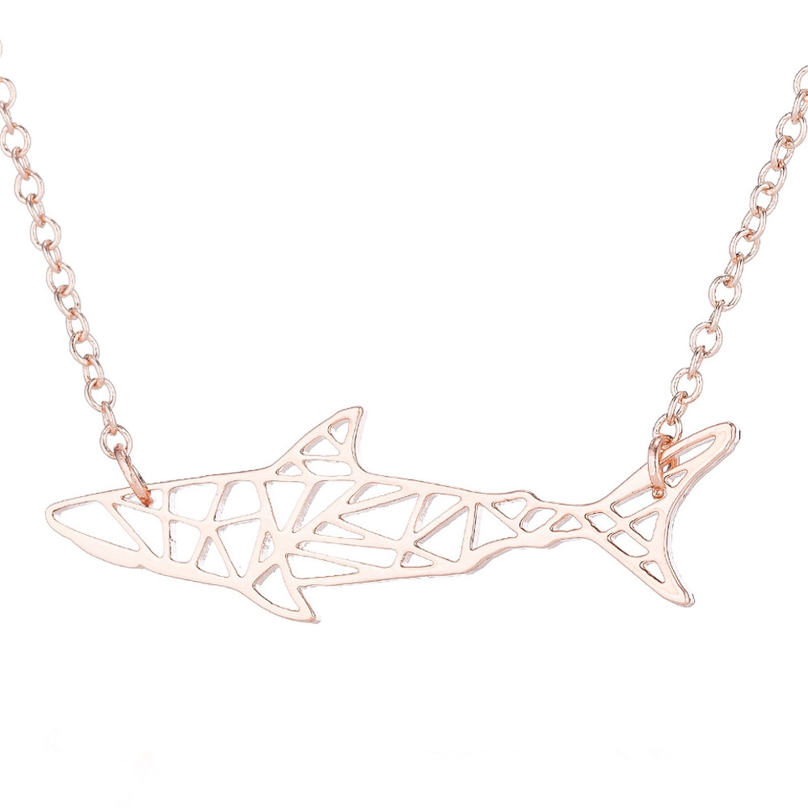 Shark Pendant Necklace Animal Jewelry Necklaces for Women Shark Chain ...