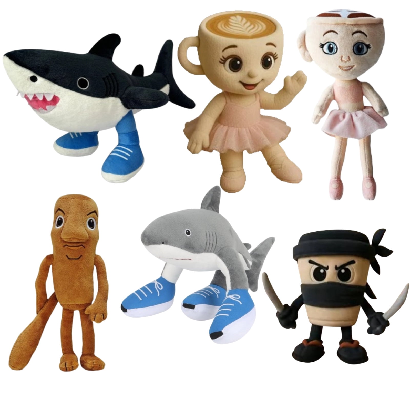 Shark Plush Italian Brainrot, Fun & Adorable, Soft Plushies Hugging ...