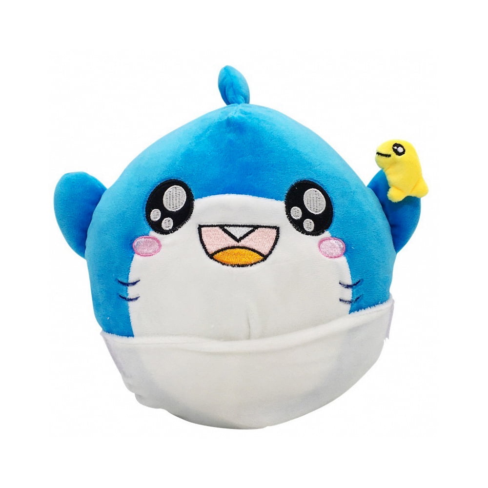 Shark Plush Milk Bottle Toy Can Doll Box Soft Stuffed Plush Foxy Toys ...