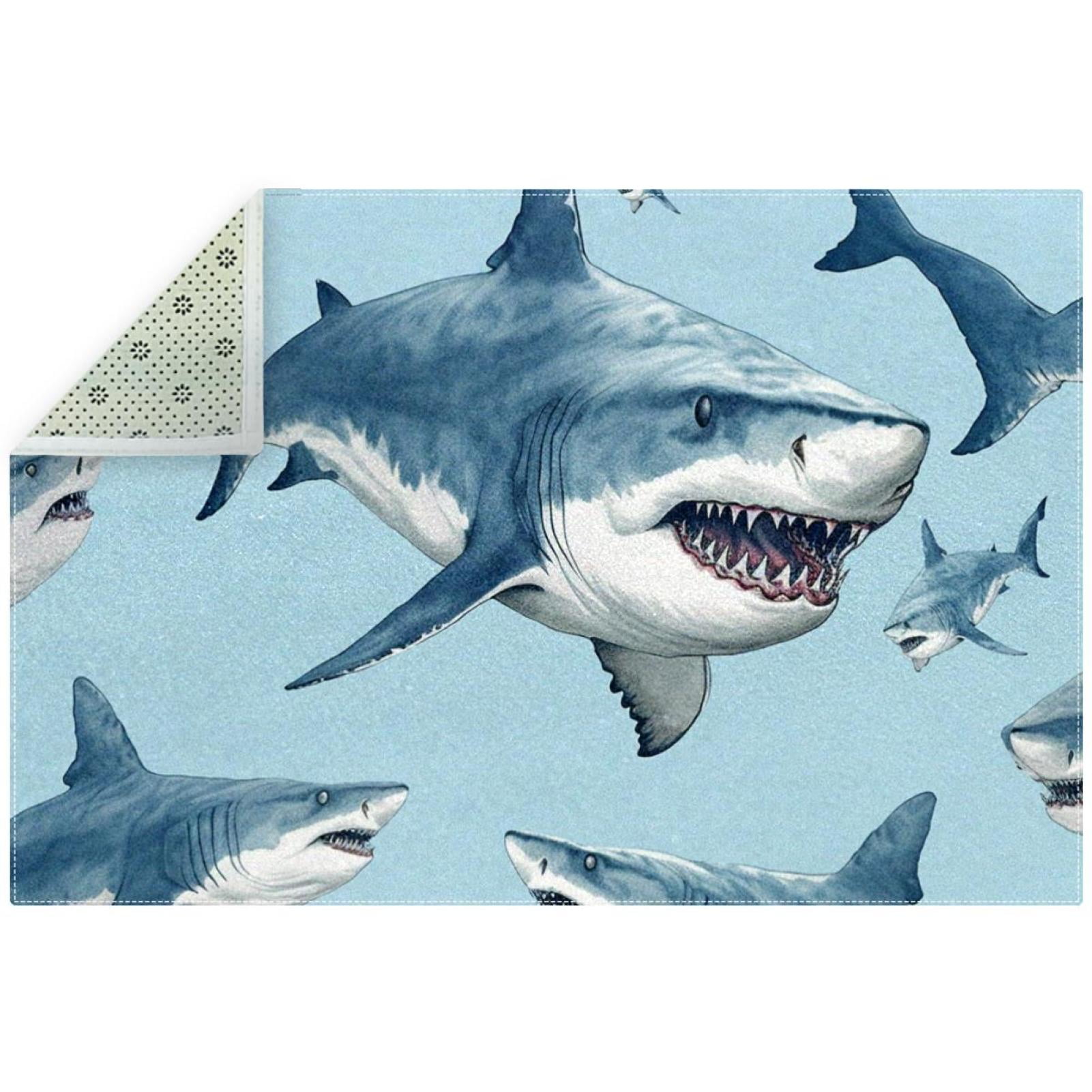 Shark Polyester Office Rugs for Right-Angle Floor Mats - Durable and ...