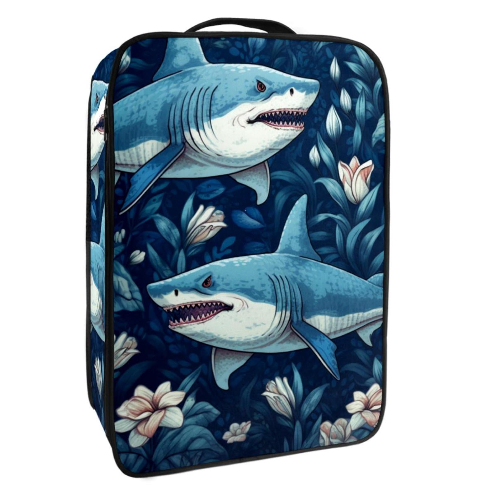 Shark Polyester Shoe Boxes Organizer Storage Solution for Closet ...