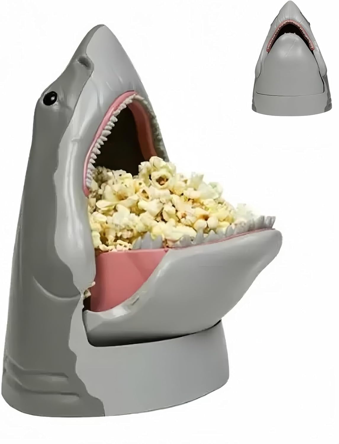 Shark Popcorn Bucket, 50th Anniversary Fun Shark Movie Popcorn Holder ...