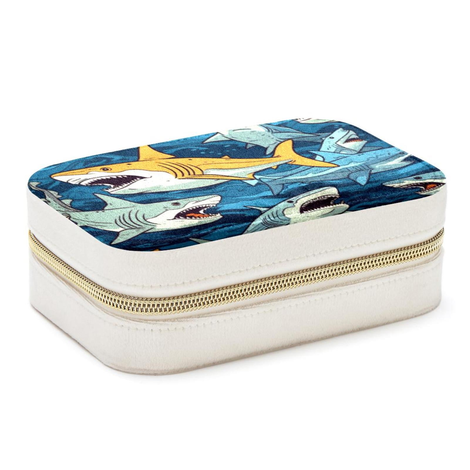 Shark Portable Velvet Travel Organizer with Removable Compartment ...