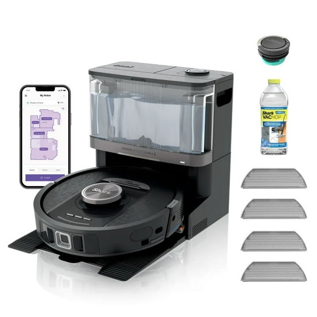 Shark PowerDetect NeverTouch 30-Day - AV2810YS - Self-Empty & Self ...