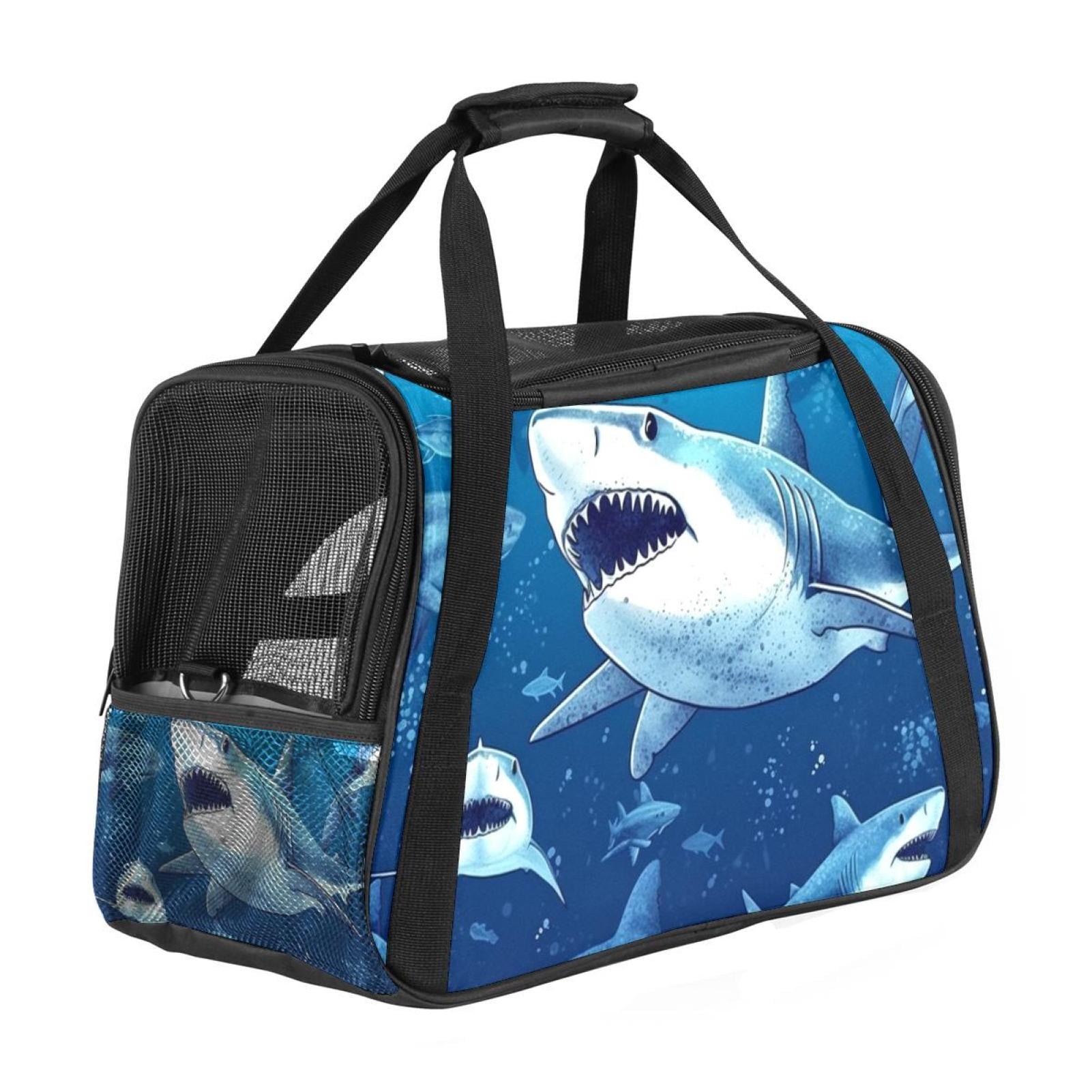 Shark Premium Fabric Pet Bag - Durable 900D Oxford Cloth, Sherpa Base ...