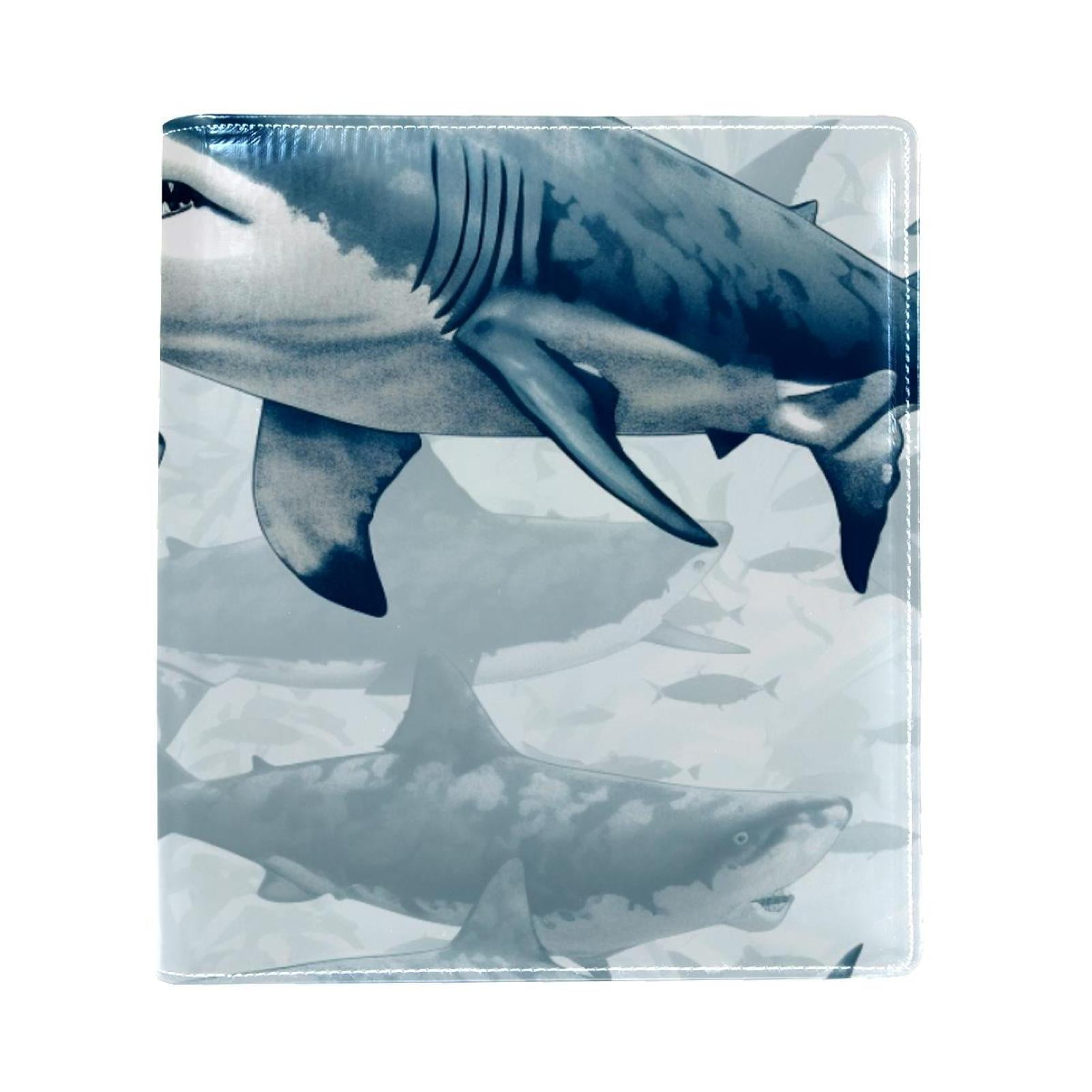 Shark Protective PU Leather Book Cover: Book Covers & Protectors for 9 ...