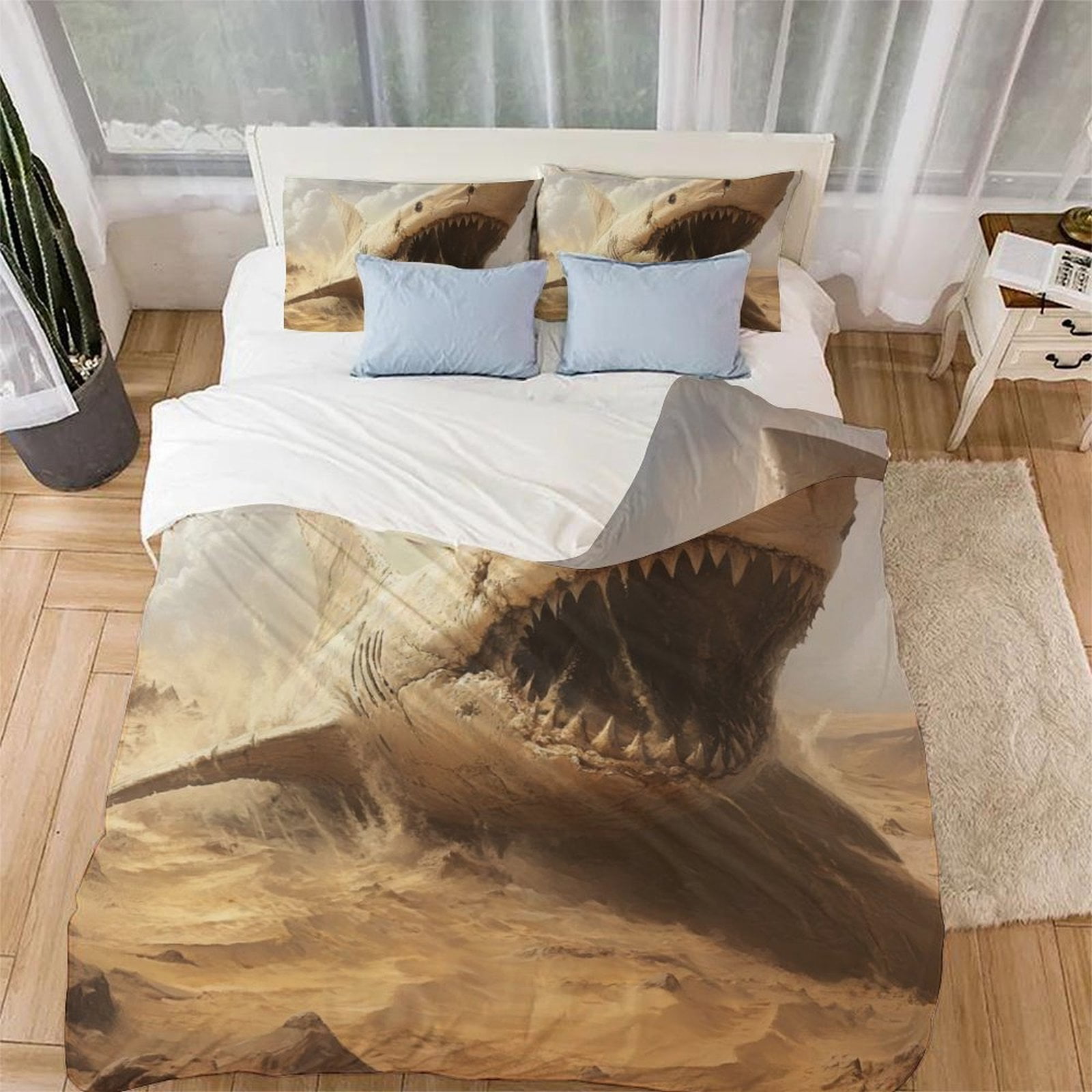 Shark Quilt Cover 3D Printed Bedding Set Comforter Covers Duvet Cover 3 ...