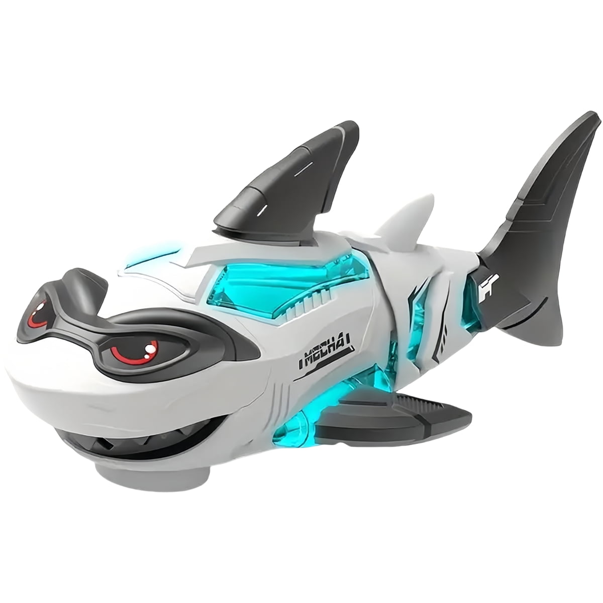 Shark-Shaped Toy With Spinner Wheels Mechanical Gear Shark for Kids ...