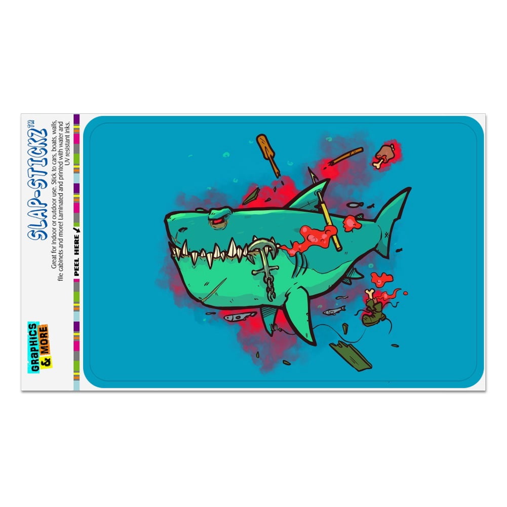 Shark Shipwreck With Debris Harpoon and Anchor Home Business Office ...