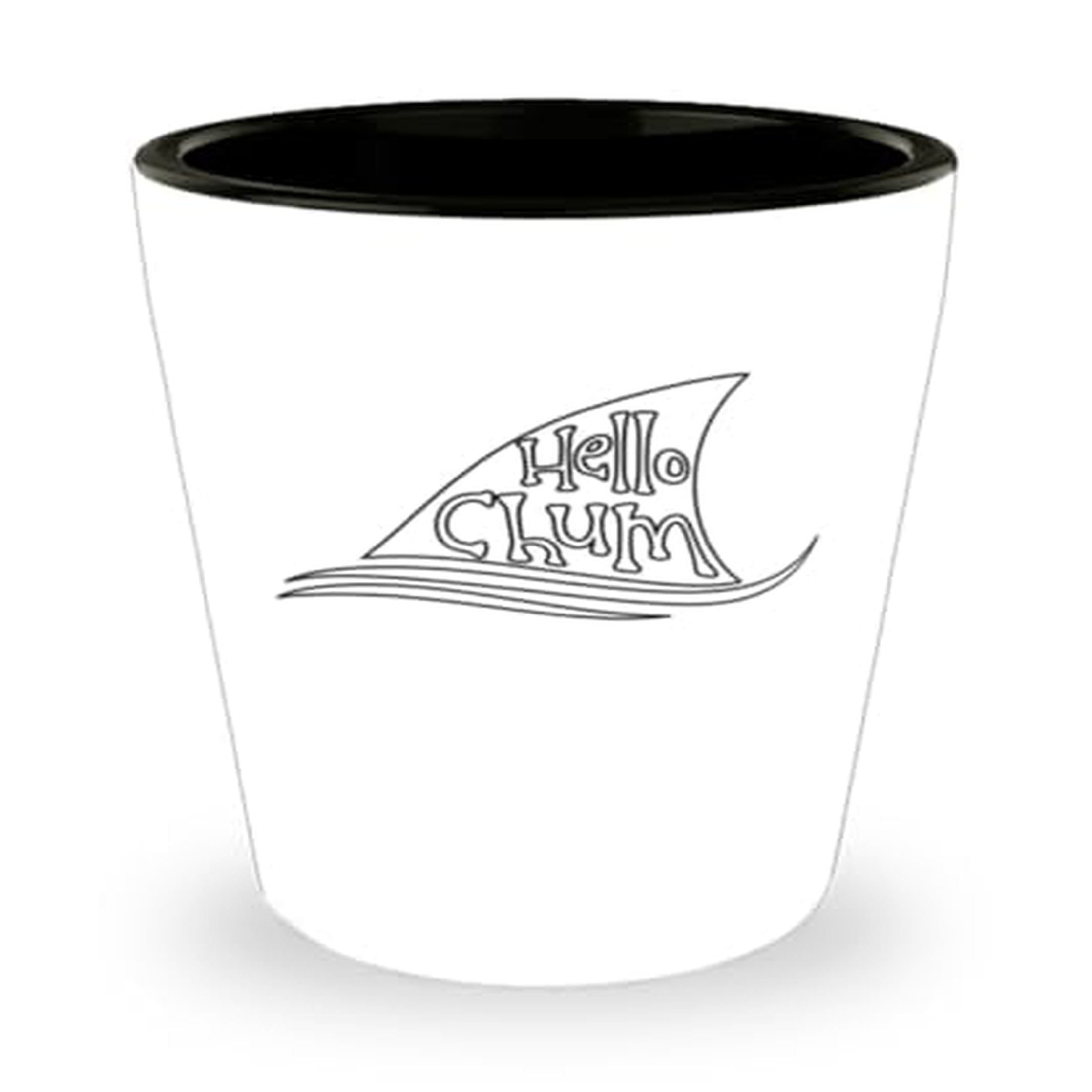 Shark Shot Glass, Hello Chum, Friendly Animal Gift, Mini Glassware, 1 ...