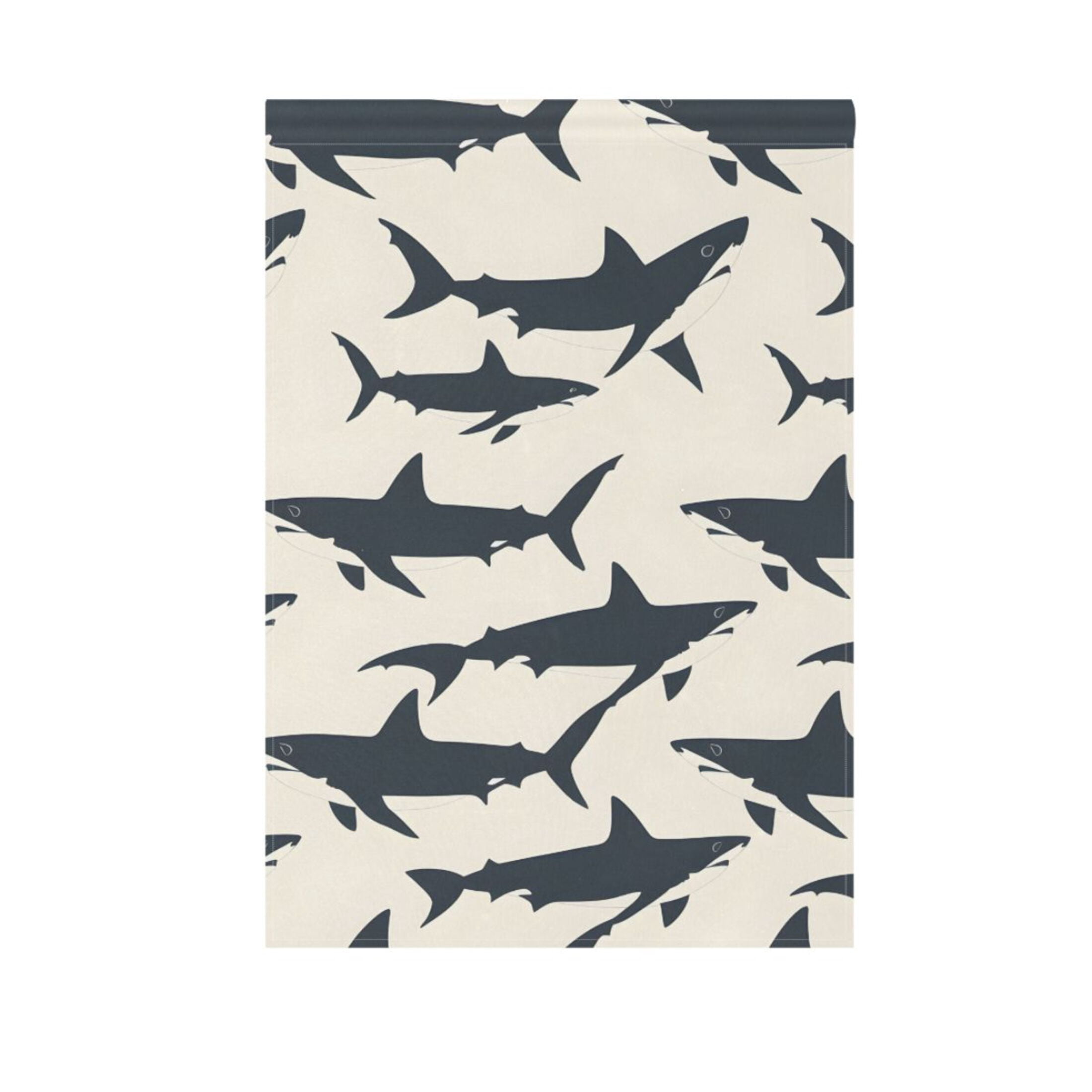 Shark Silhouettes Garden Flag 12X18 Double Sided Yard Flags for Outside ...