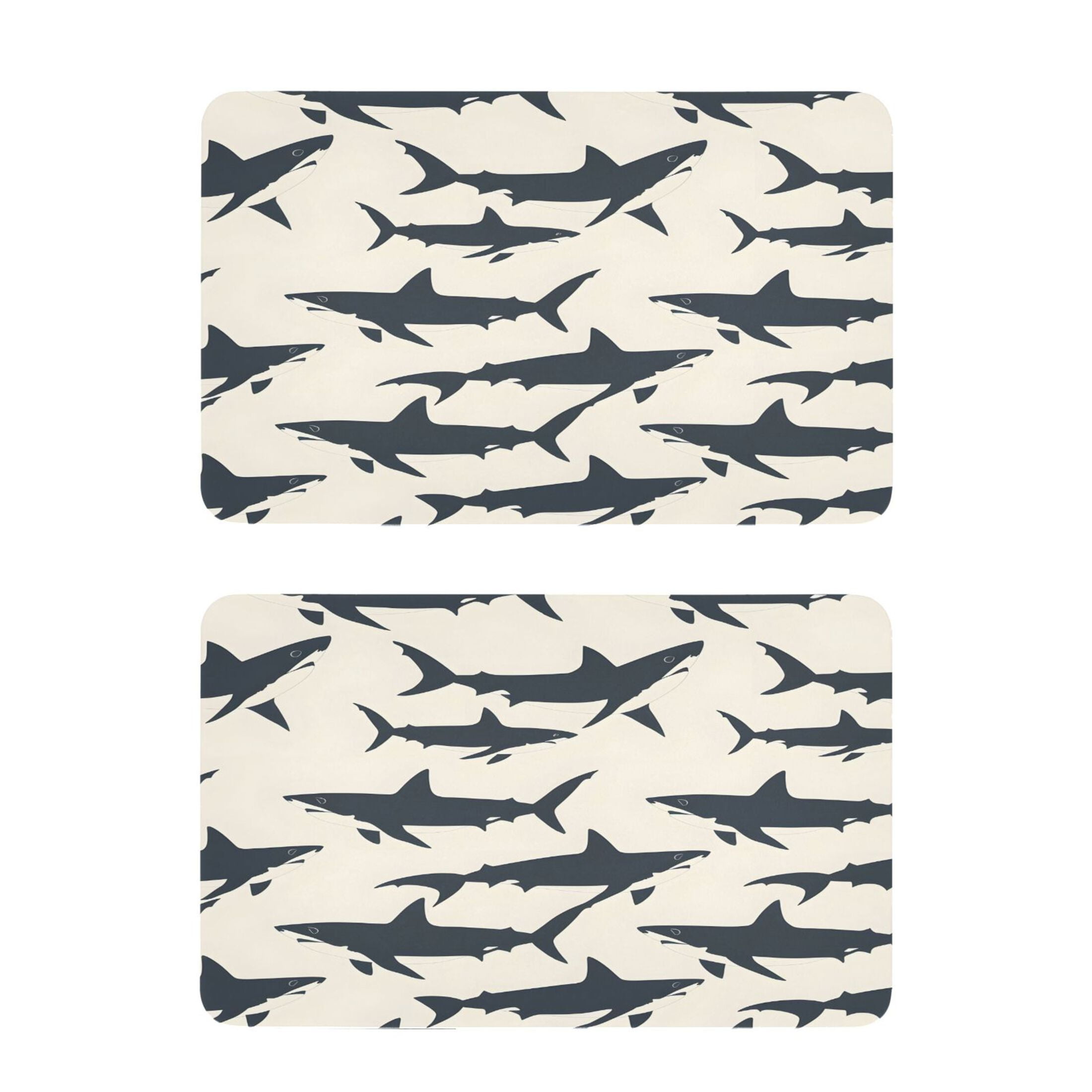 Shark Silhouettes Strong Fridge Magnets Refrigerator Magnets Sticker ...