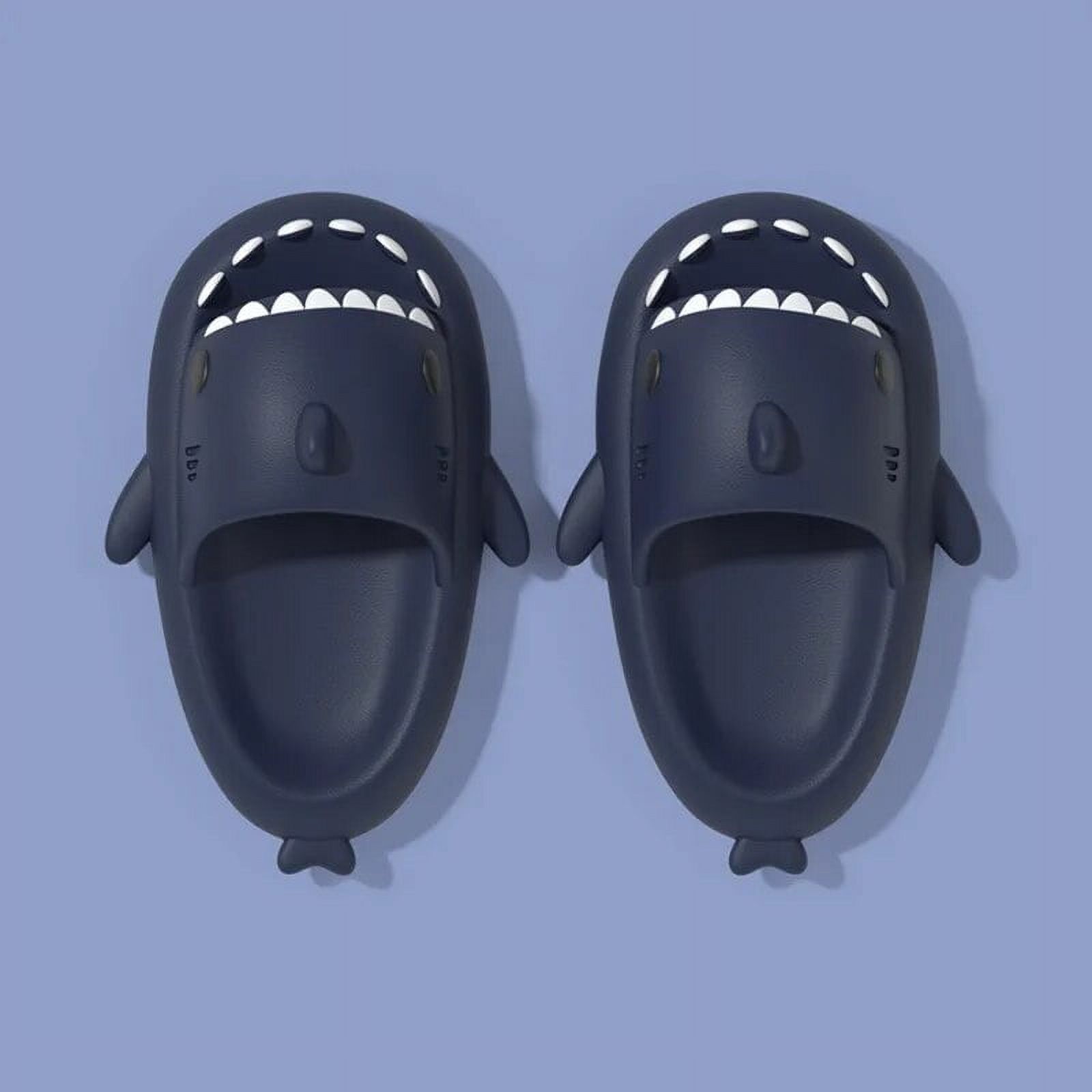 Shark Slippers for Women Men Summer EVA Shark Slides Anti-Skid Couple ...