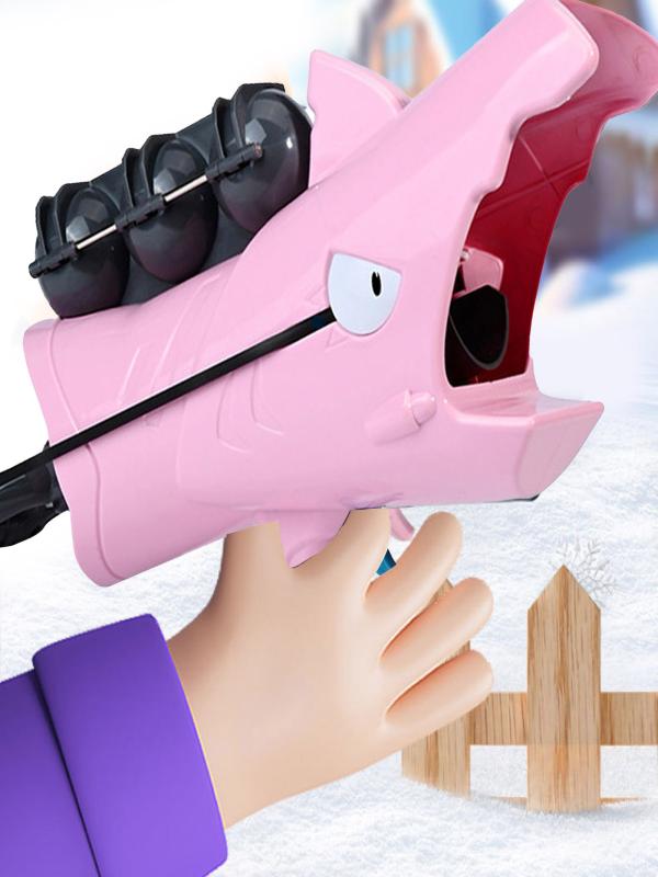 Shark Snowball Gun Snow Toys for Kids Outdoor Snowball Maker Kit ...