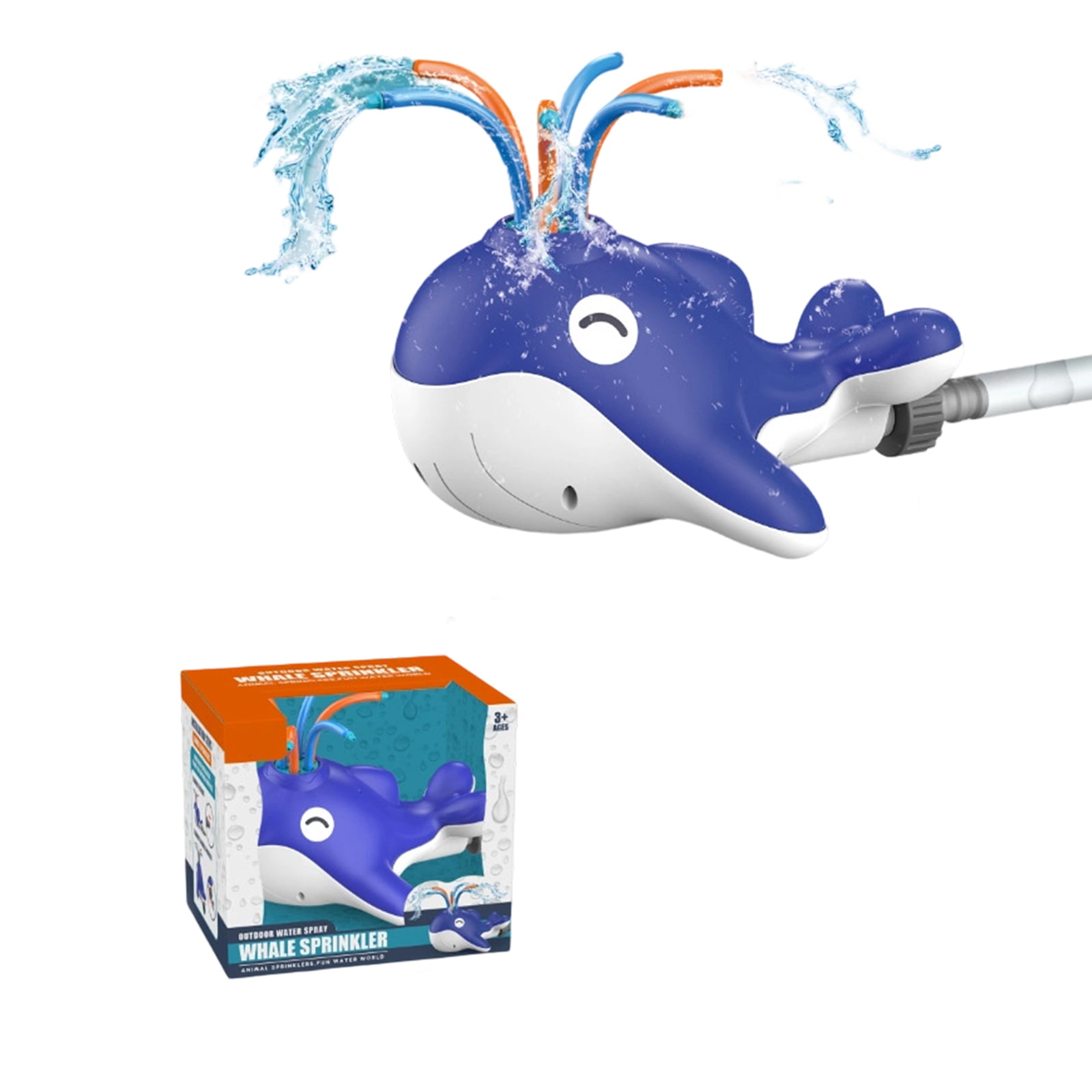 Shark Sprinkler Toy for Yard, Rotating Garden Water Sprinkler with ...