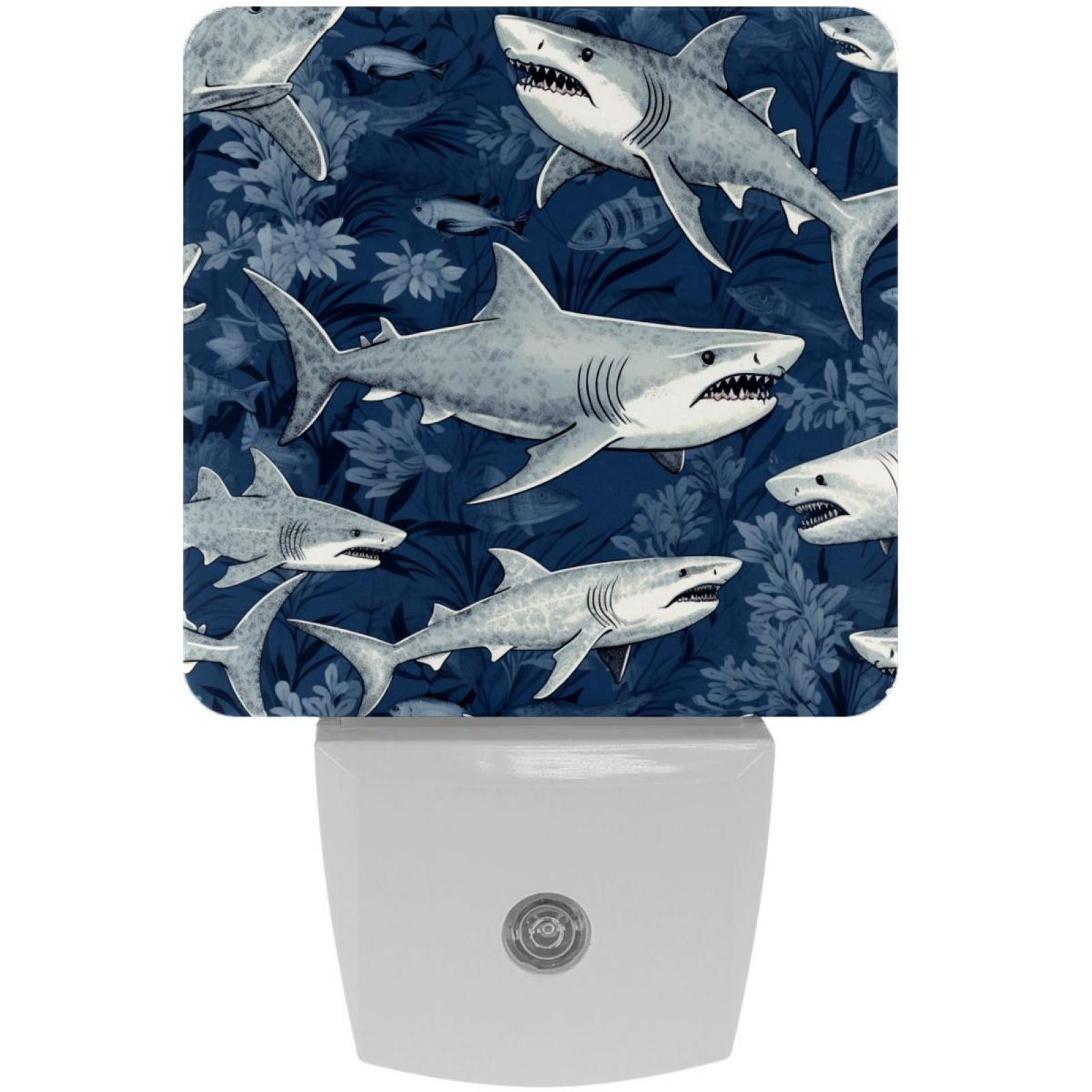 Shark Square LED Night Lights - Small, Portable, and Energy-Efficient ...