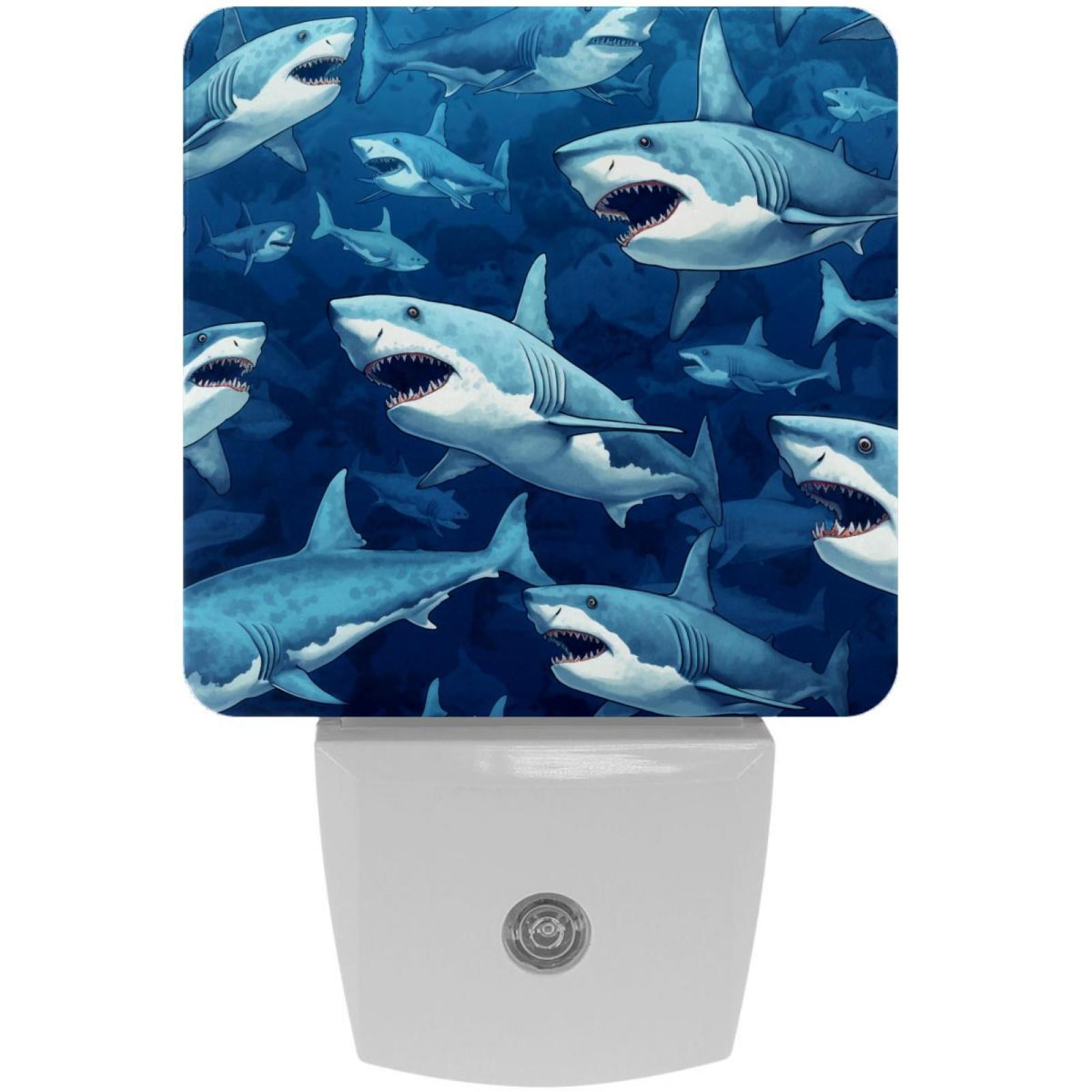 Shark Square LED Night Lights - Small, Portable, and Energy-Efficient ...